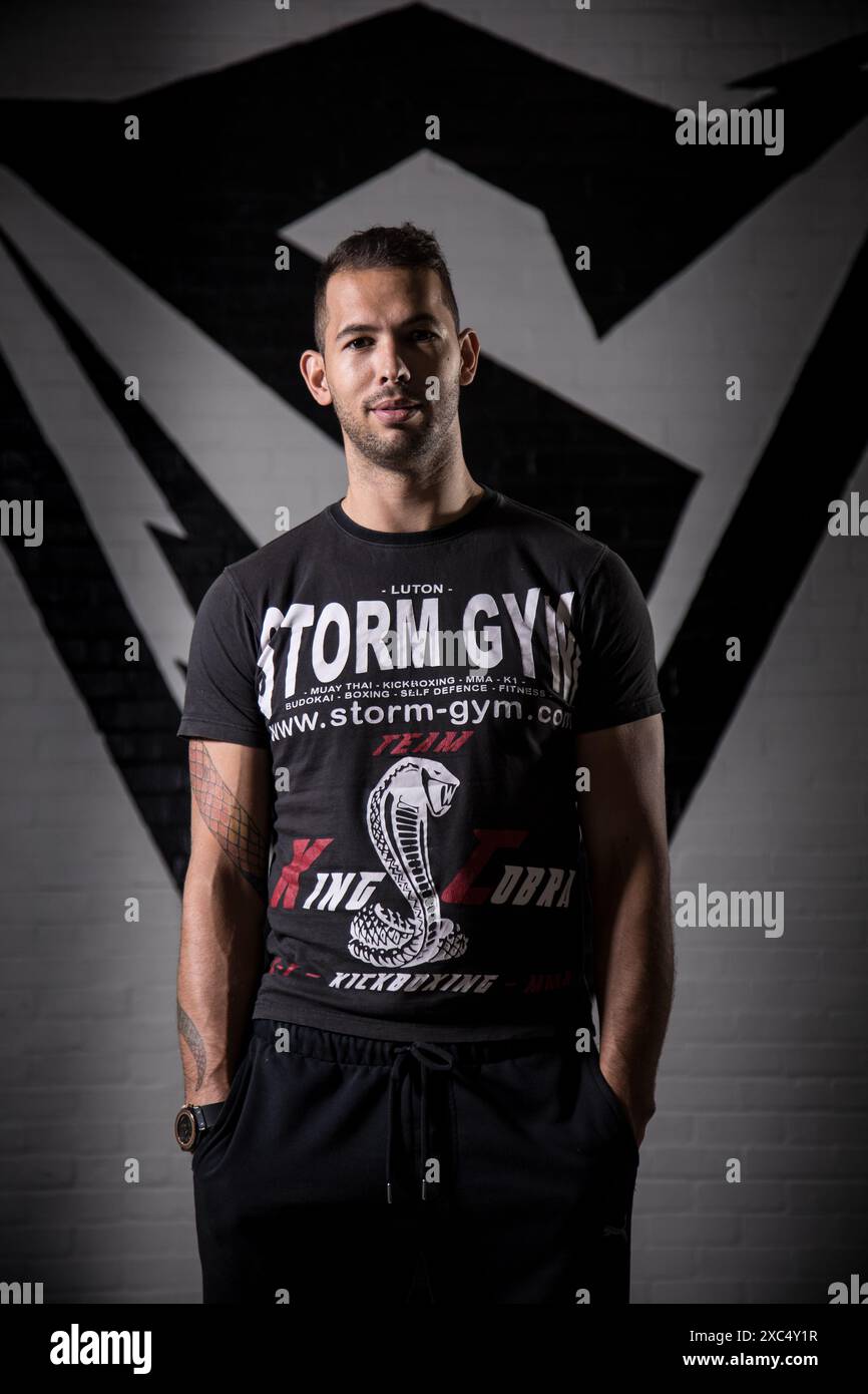 Andrew Tate, photographed at Storm Gym, Luton. Andrew Tate Portrait ...
