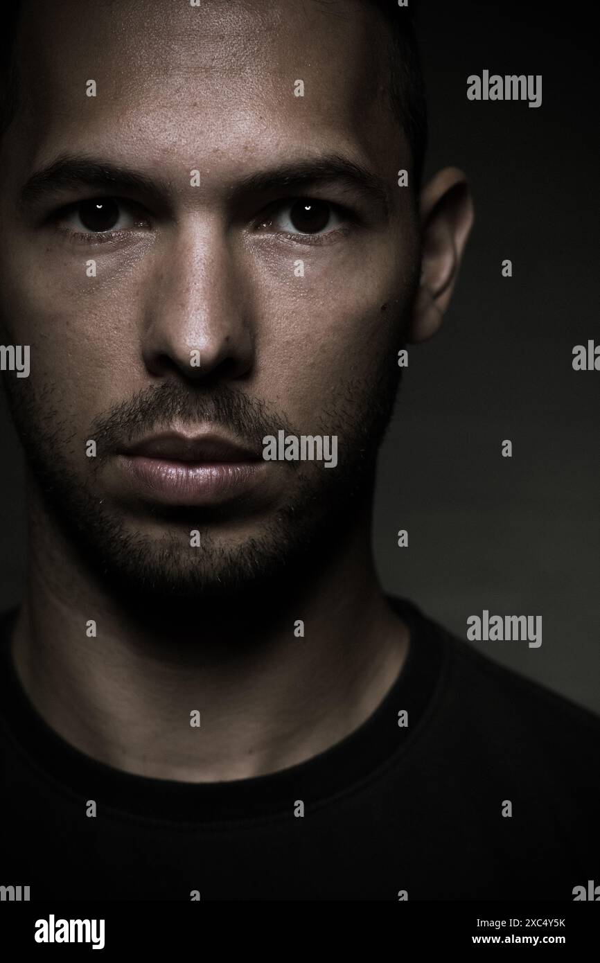 Andrew Tate, photographed at Storm Gym, Luton. Andrew Tate Portrait ...