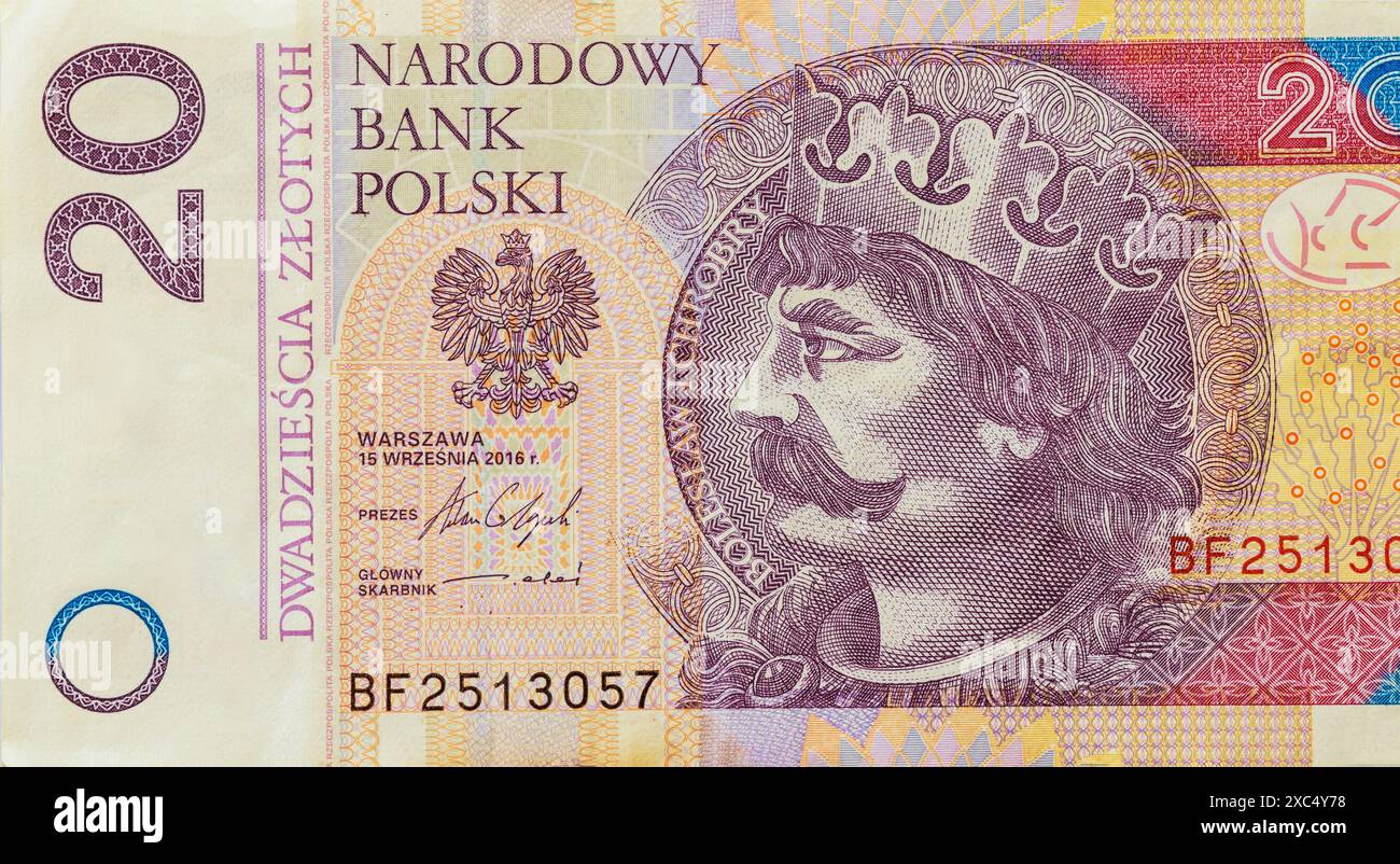 Polish twenty zloty is national currency of country is issued by ...