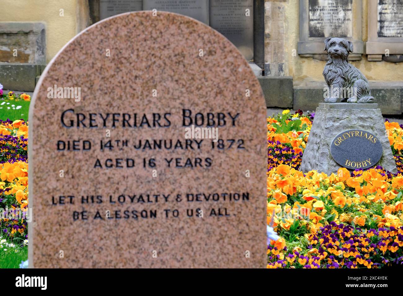 Greyfriars bobby tomb hi-res stock photography and images - Alamy