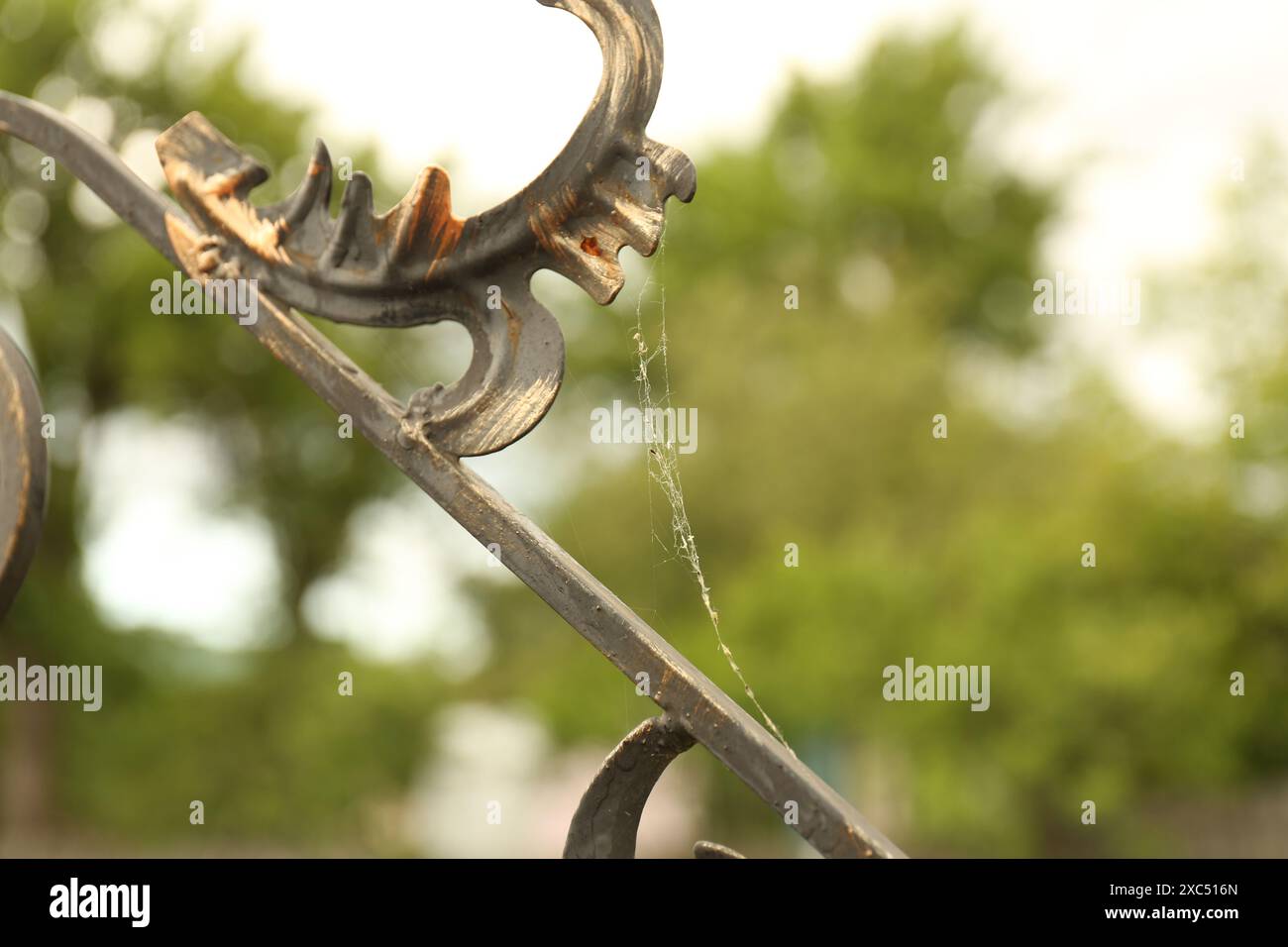 Wrought iron cobweb hi-res stock photography and images - Alamy