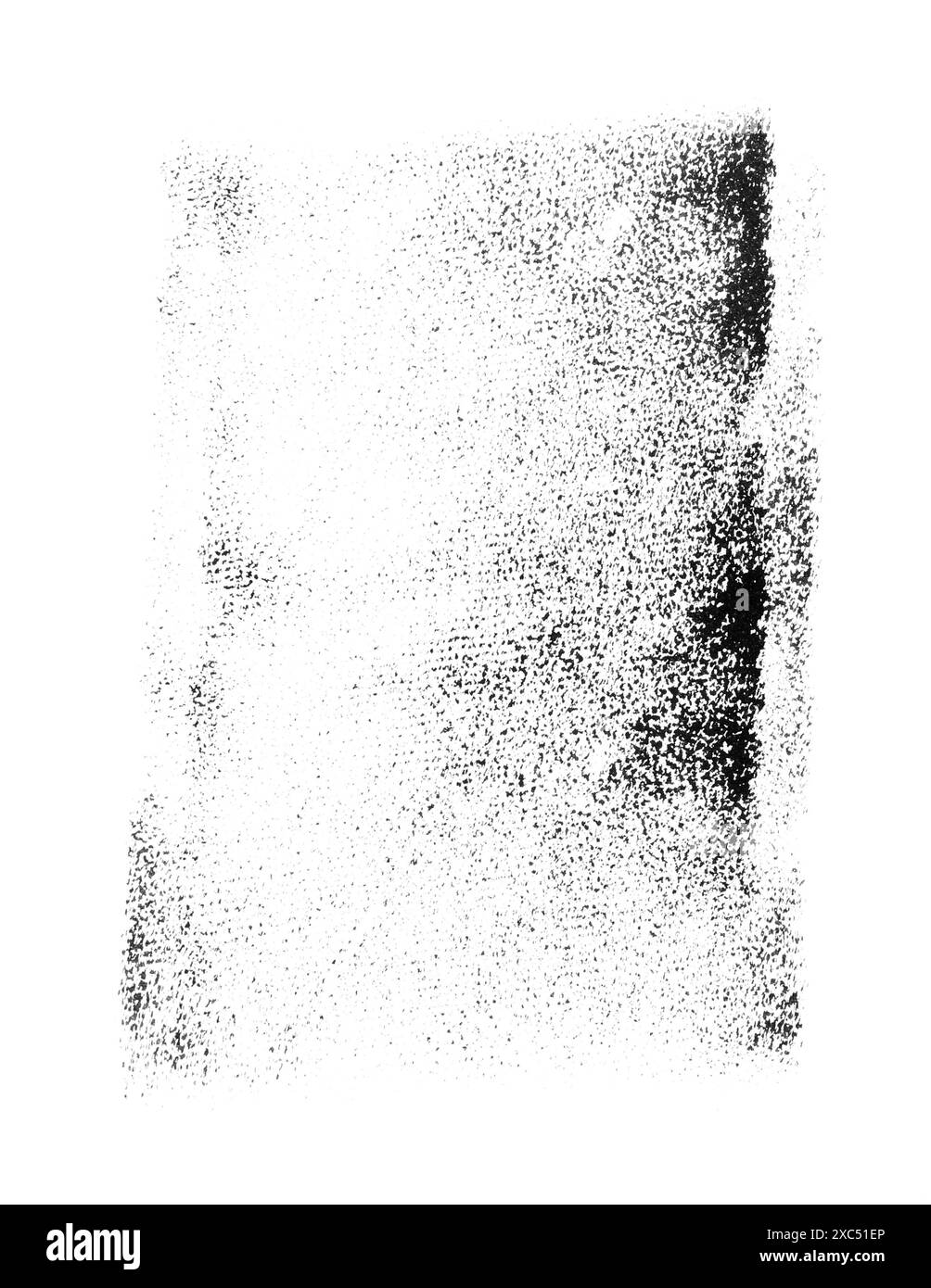 Abstract black ink painting isolated on white, top view Stock Photo - Alamy