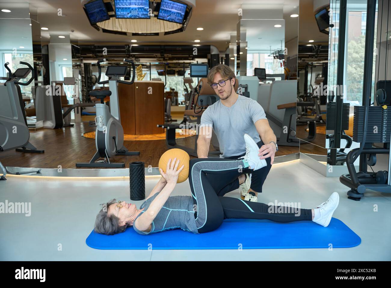 Female patient engaged in hi-res stock photography and images - Alamy