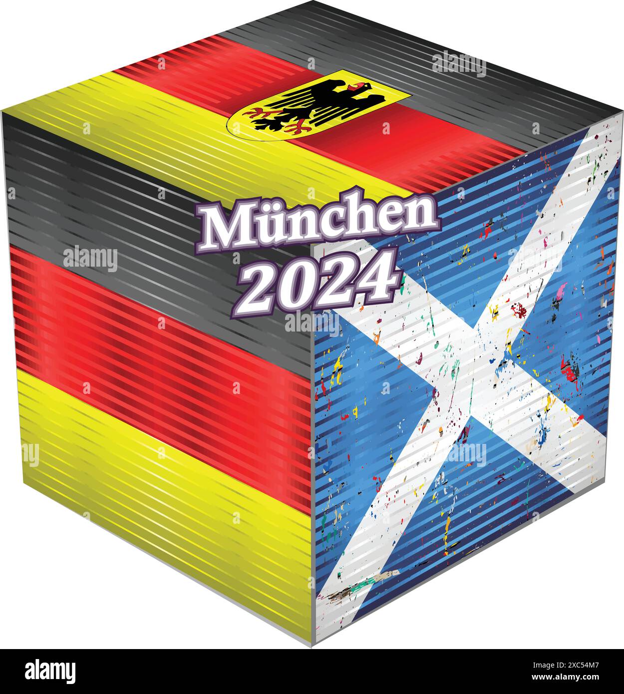 The UEFA European football championship, Germany VS Scotland, Shiny ...