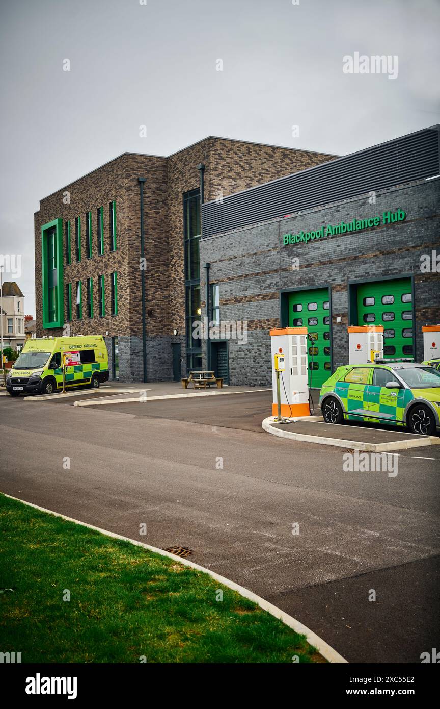 Blackpool ambulance hub opened 2023 Stock Photo - Alamy