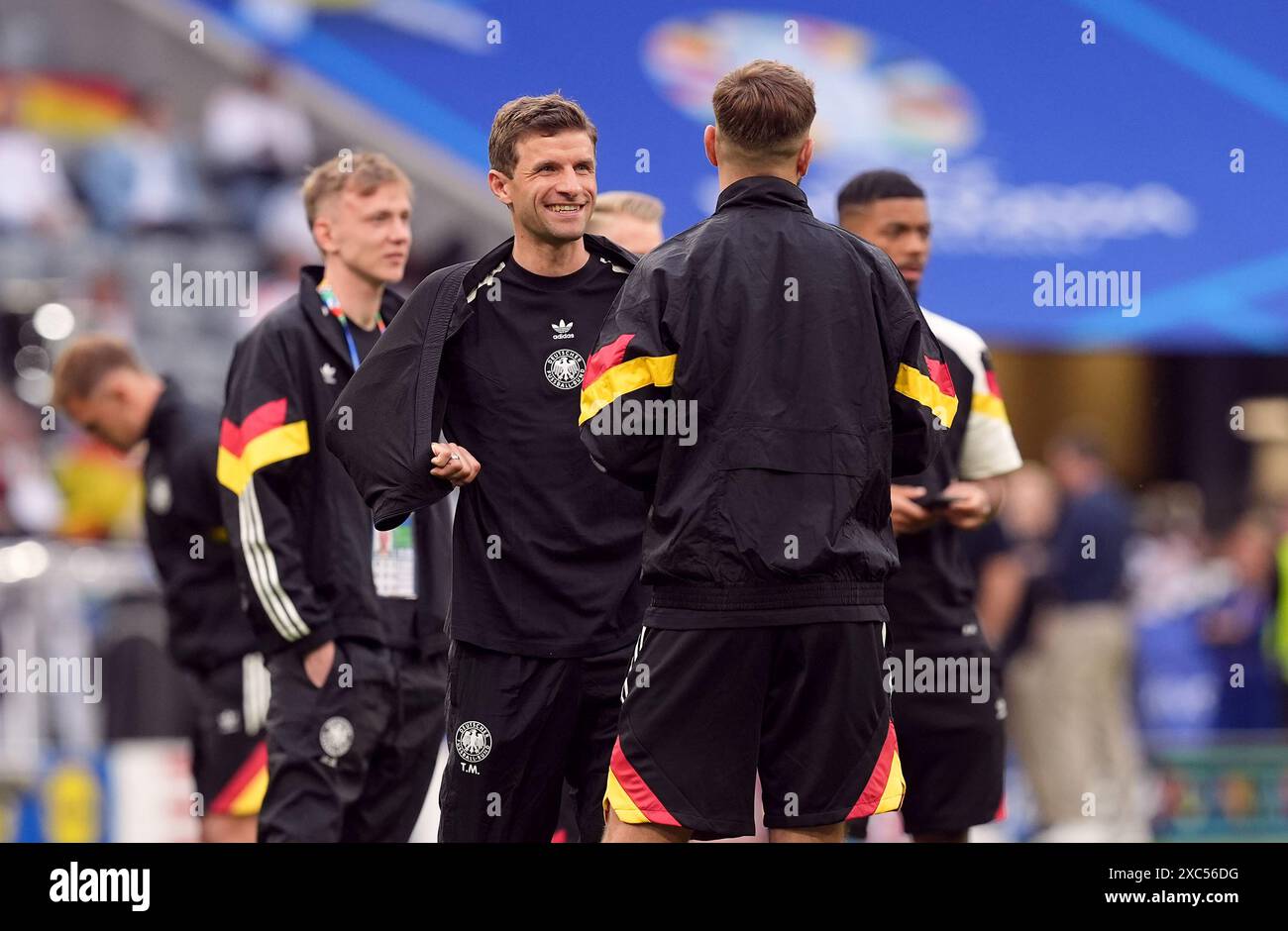 Germany's Thomas Muller on the pitch before the UEFA Euro 2024 Group A ...