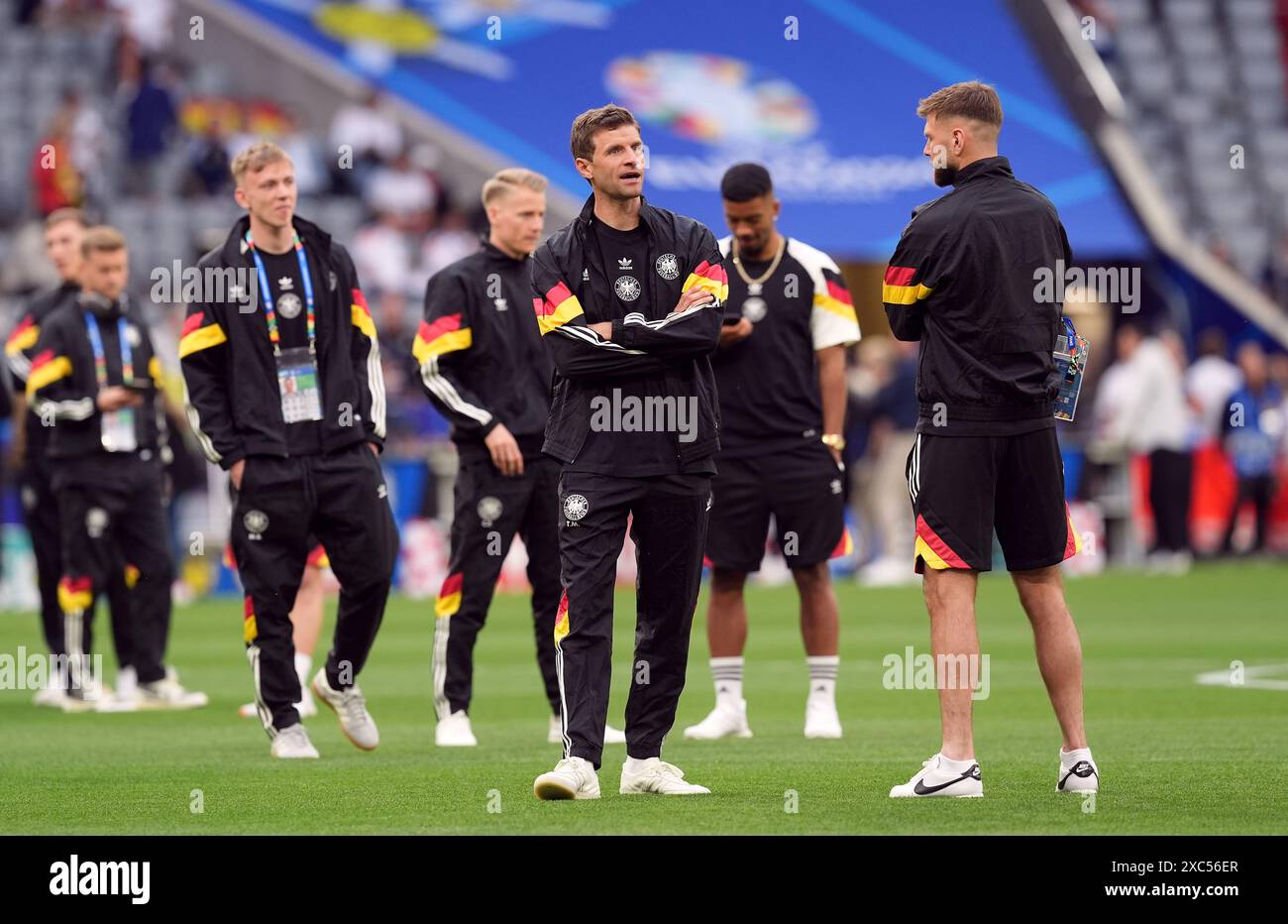 Germany's Thomas Muller on the pitch before the UEFA Euro 2024 Group A ...