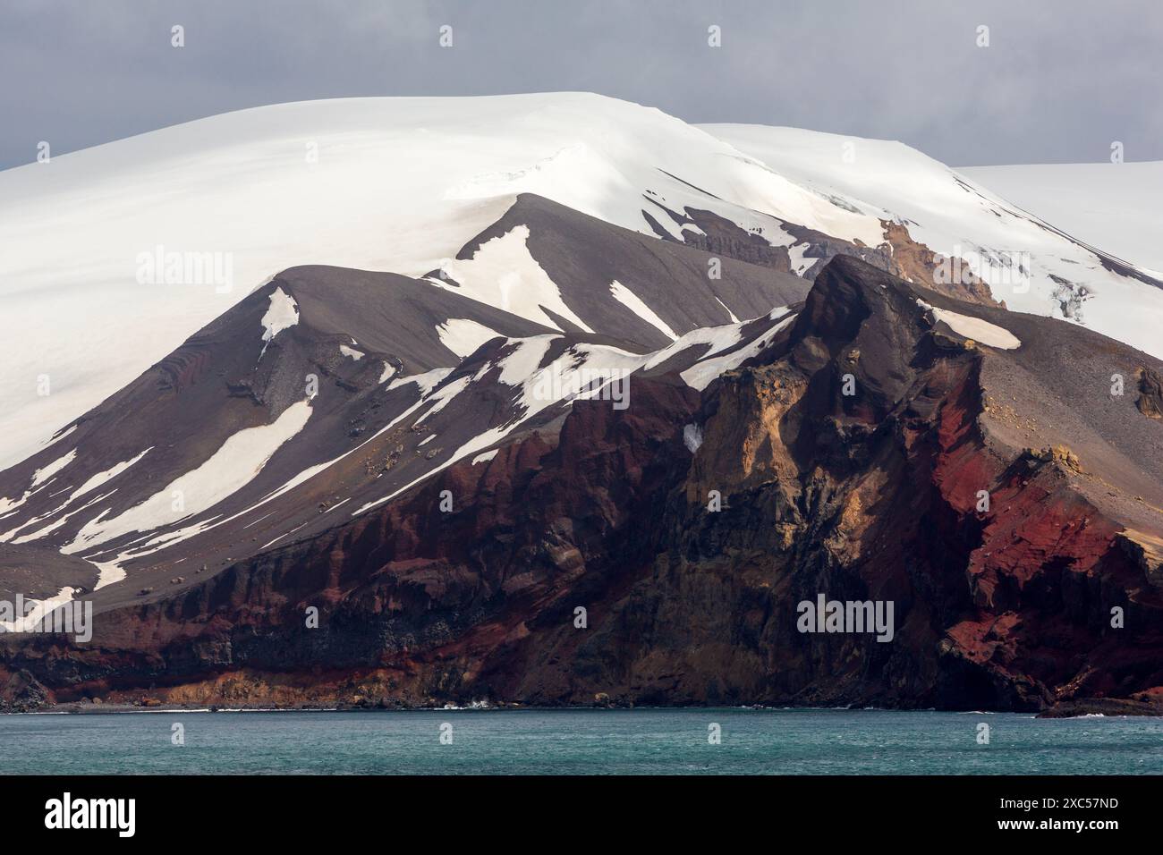 Entrance Point, Deception Island, South Shetland Islands, Antarctic ...