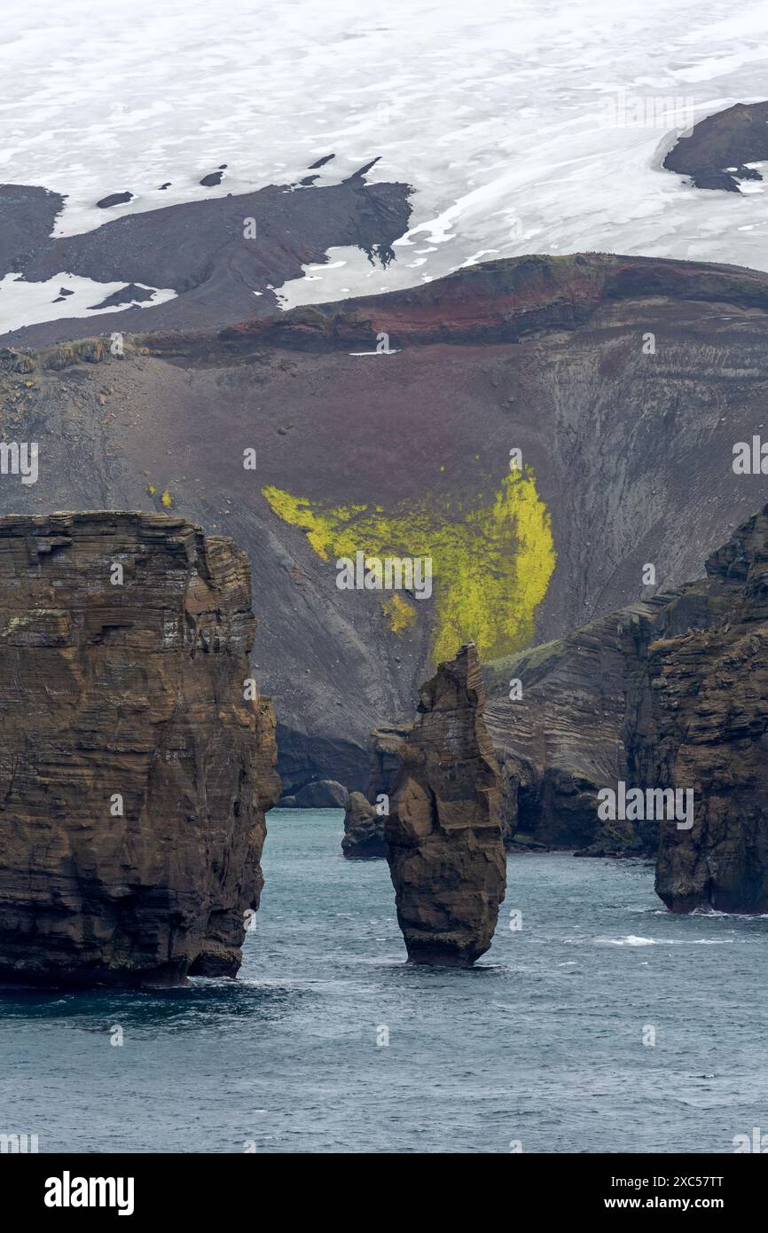 Needles Islands, Baily Head, Deception Island, South Shetland Islands ...