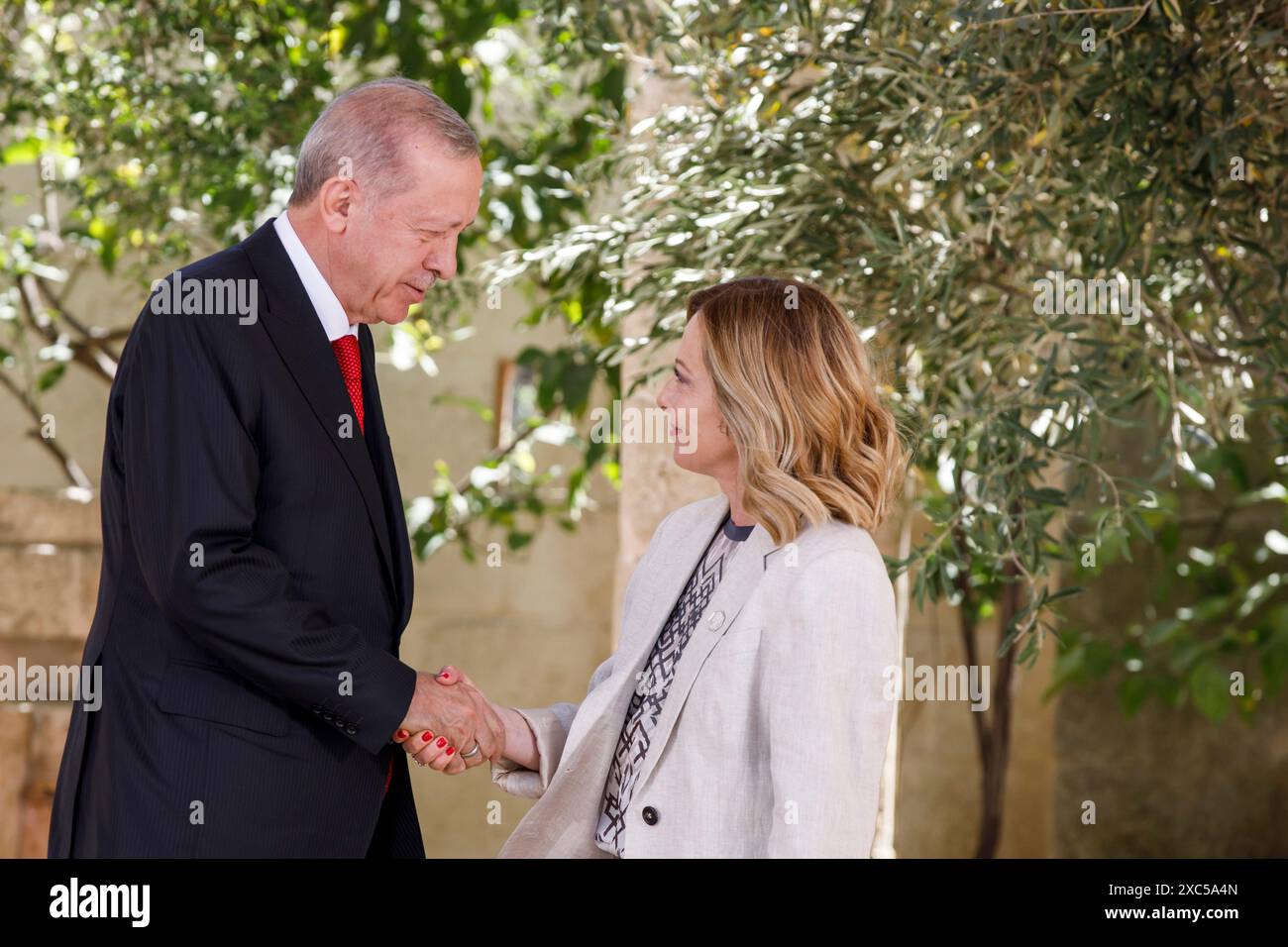 Giorgia meloni recep tayyip erdogan hi-res stock photography and images ...