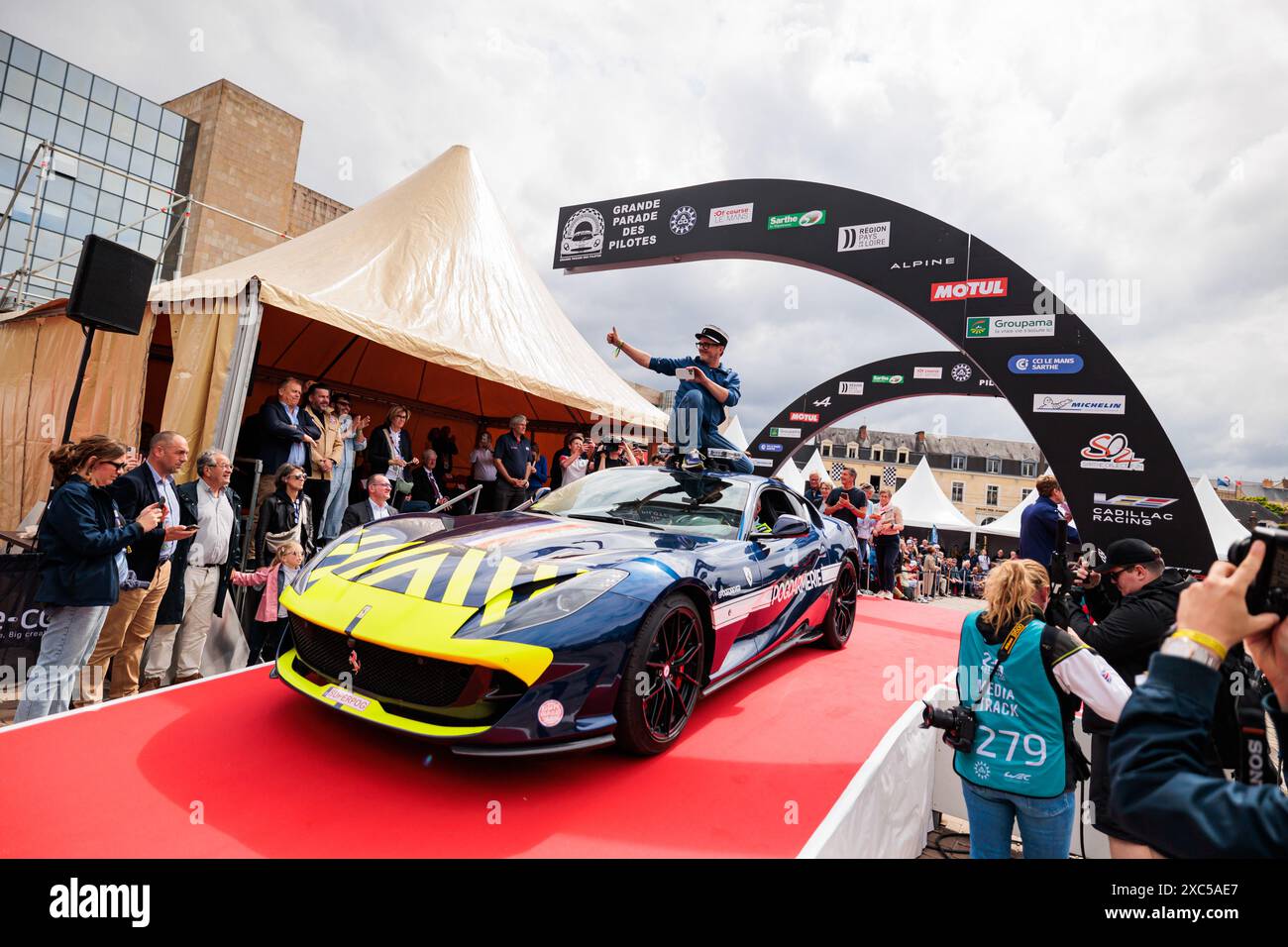 Pog and the Pogdarmerie during the Grande Parade des Pilotes of the ...