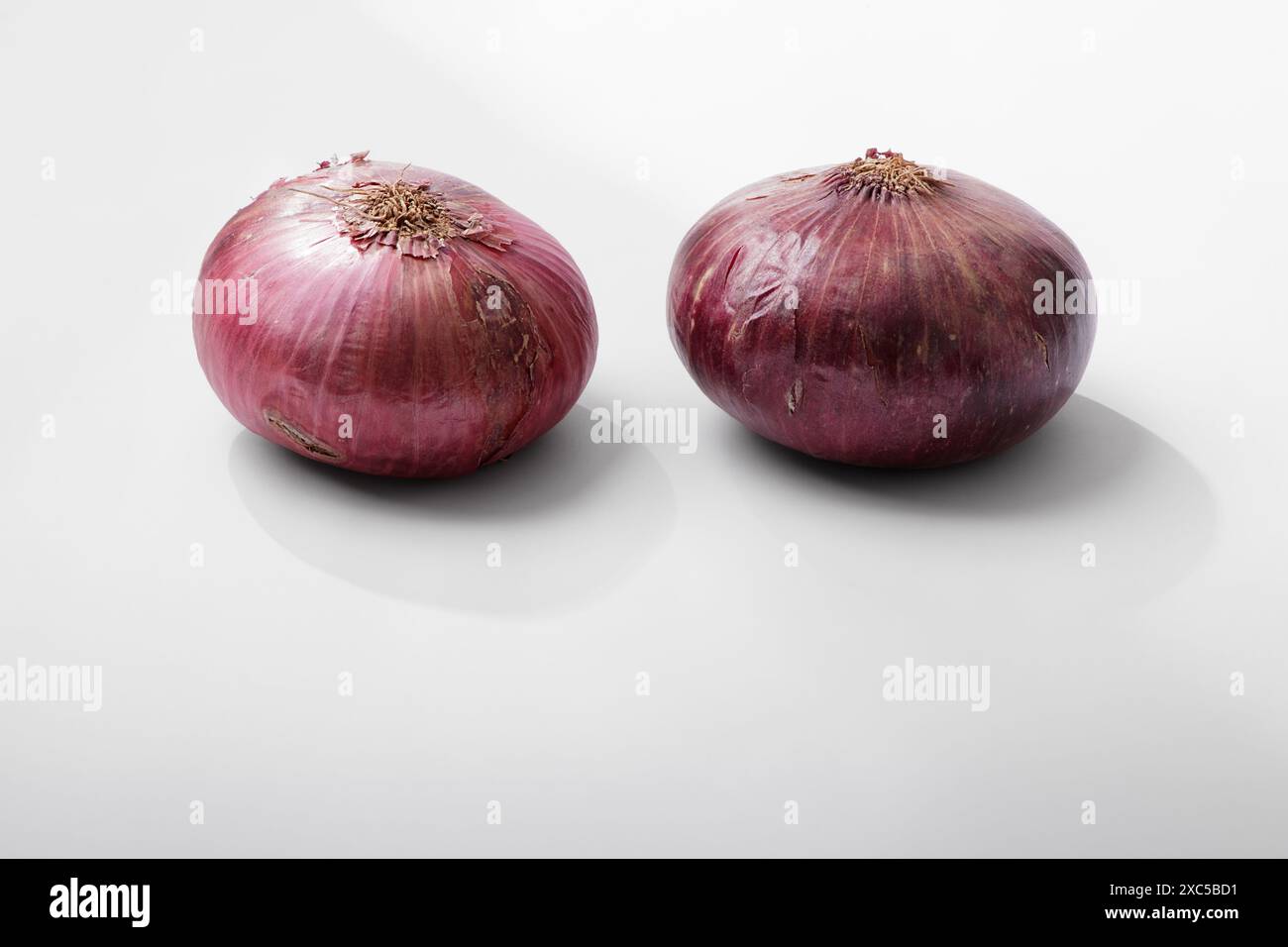 Onion On A Plain White Background Stock Photo - Alamy