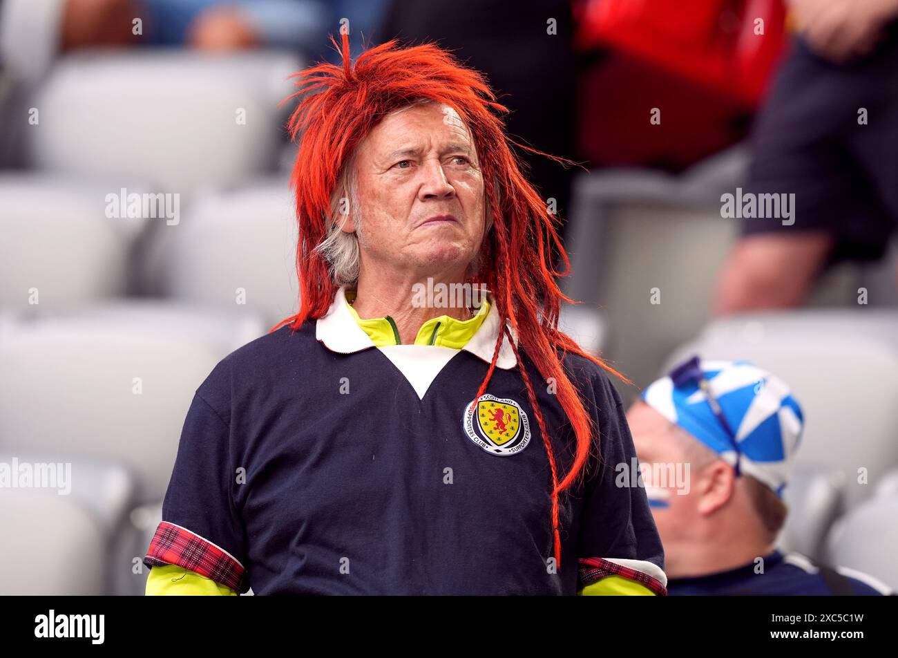 A Scotland fan during the UEFA Euro 2024 Group A match at the Munich ...