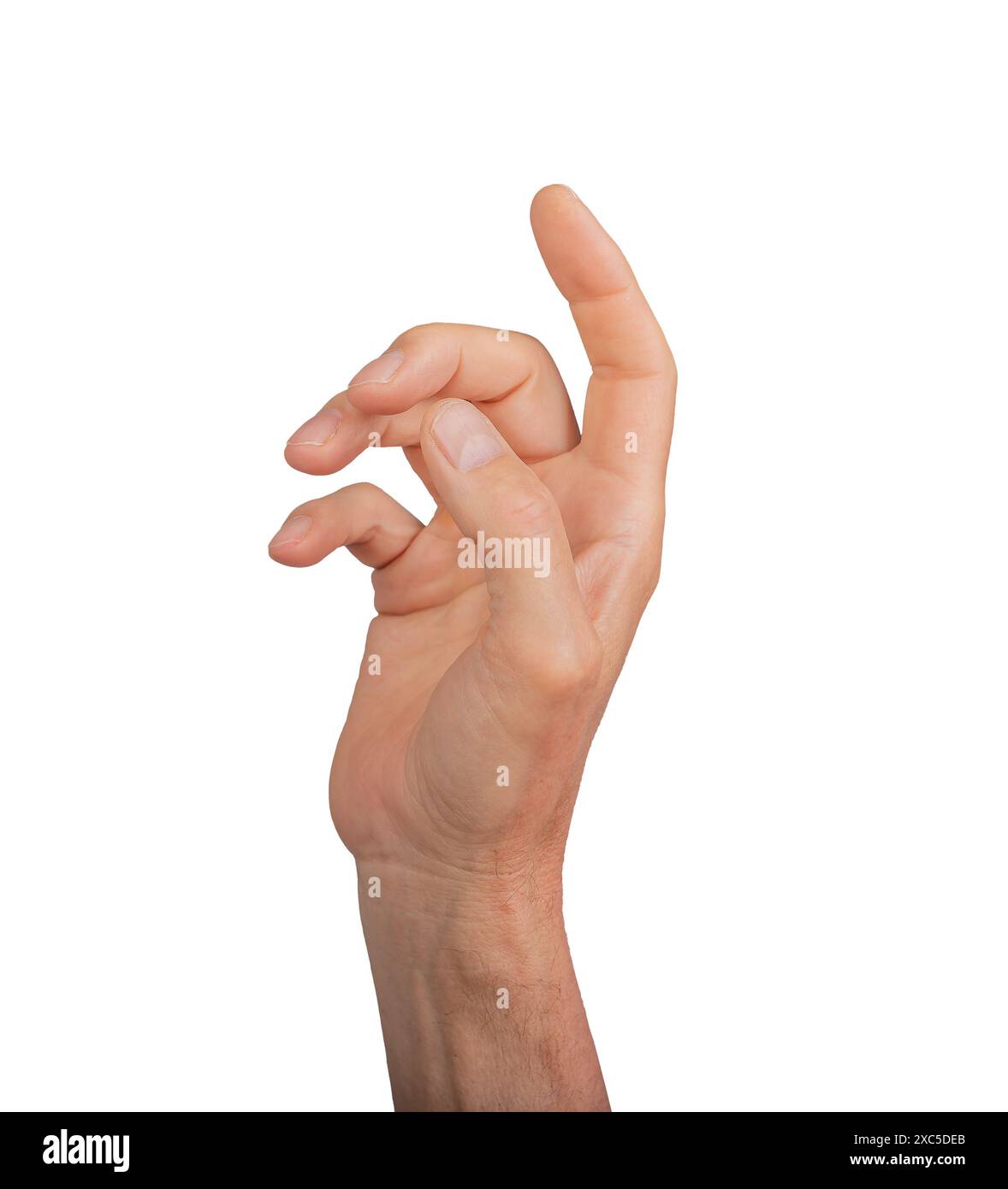 Touching finger pointing, hand gesturing. Clicking index finger ...