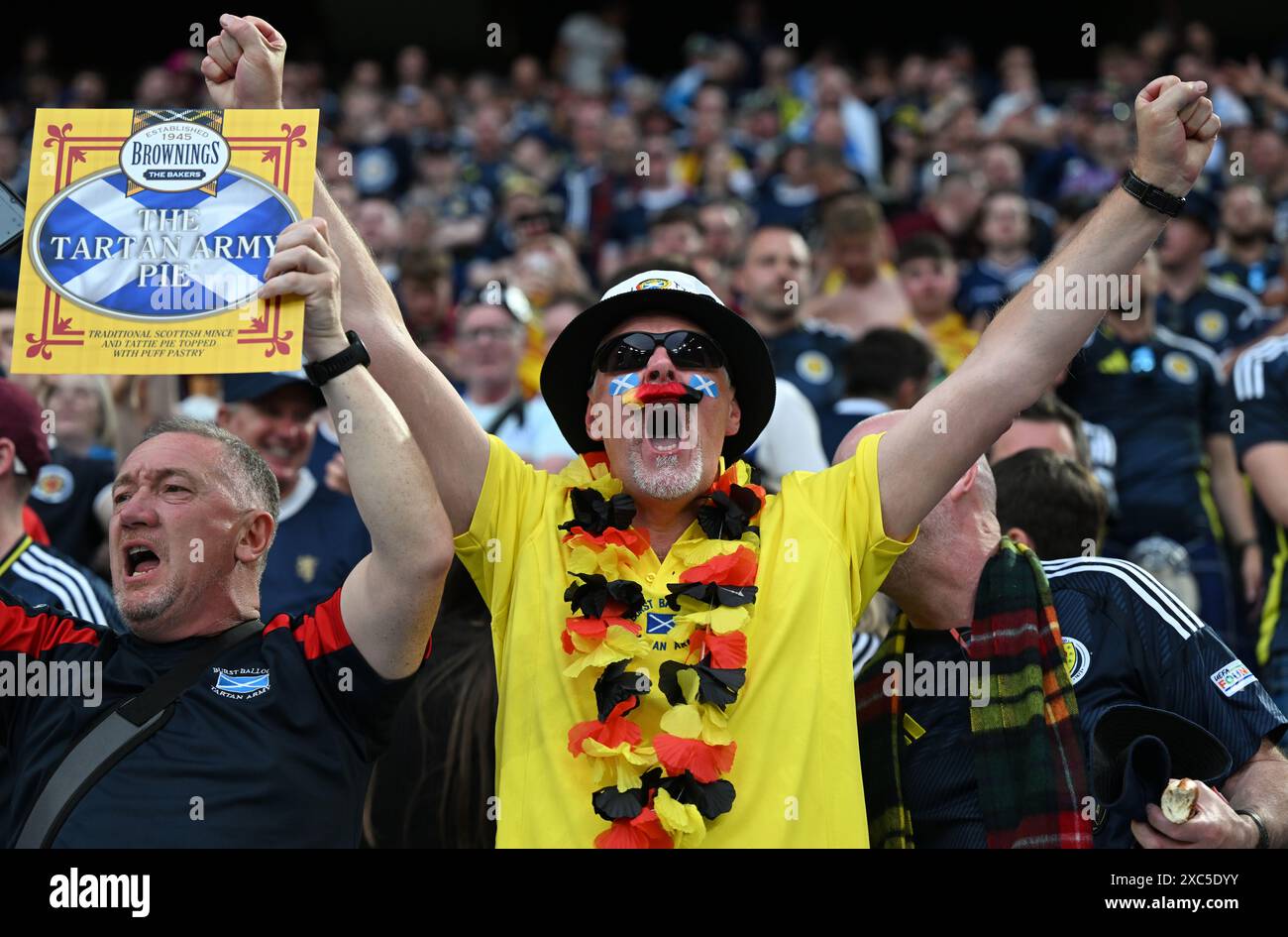 Munich, Germany. 14th June, 2024. Soccer, UEFA Euro 2024, European ...