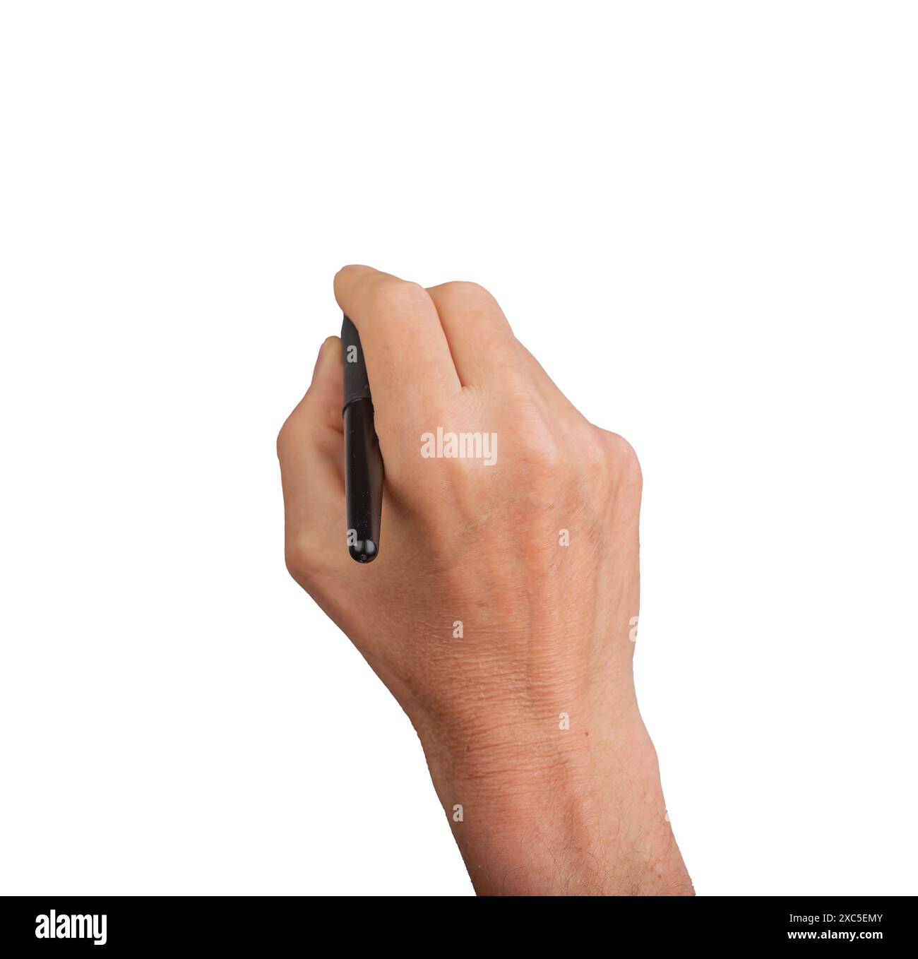 Hand holding stylus, signature sign. Business smart designer remote pov ...