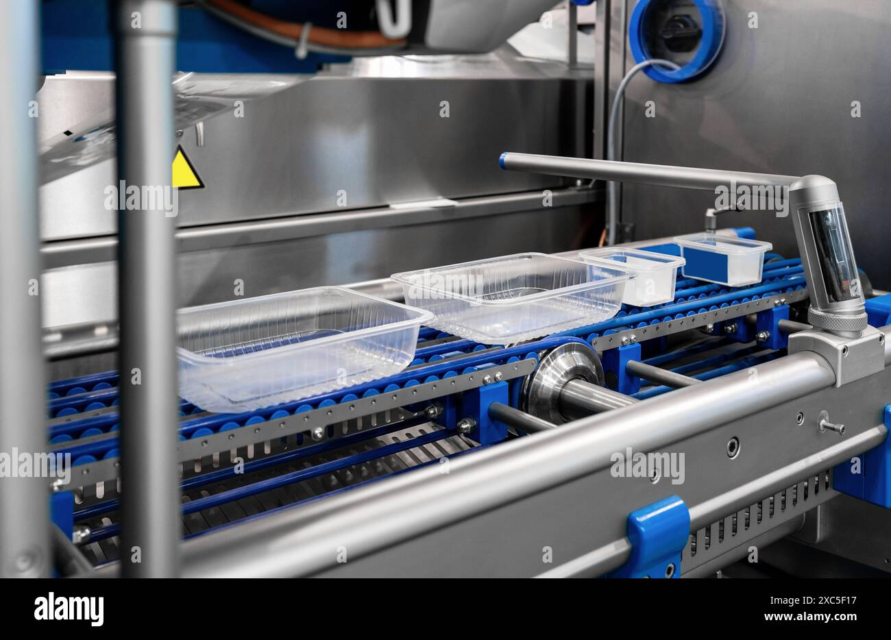 Automatic food sealing machine line with empty eco-friendly plastic ...