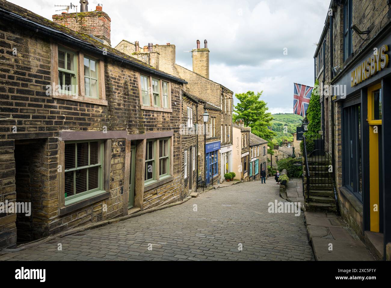 Haworth cottages hi-res stock photography and images - Alamy