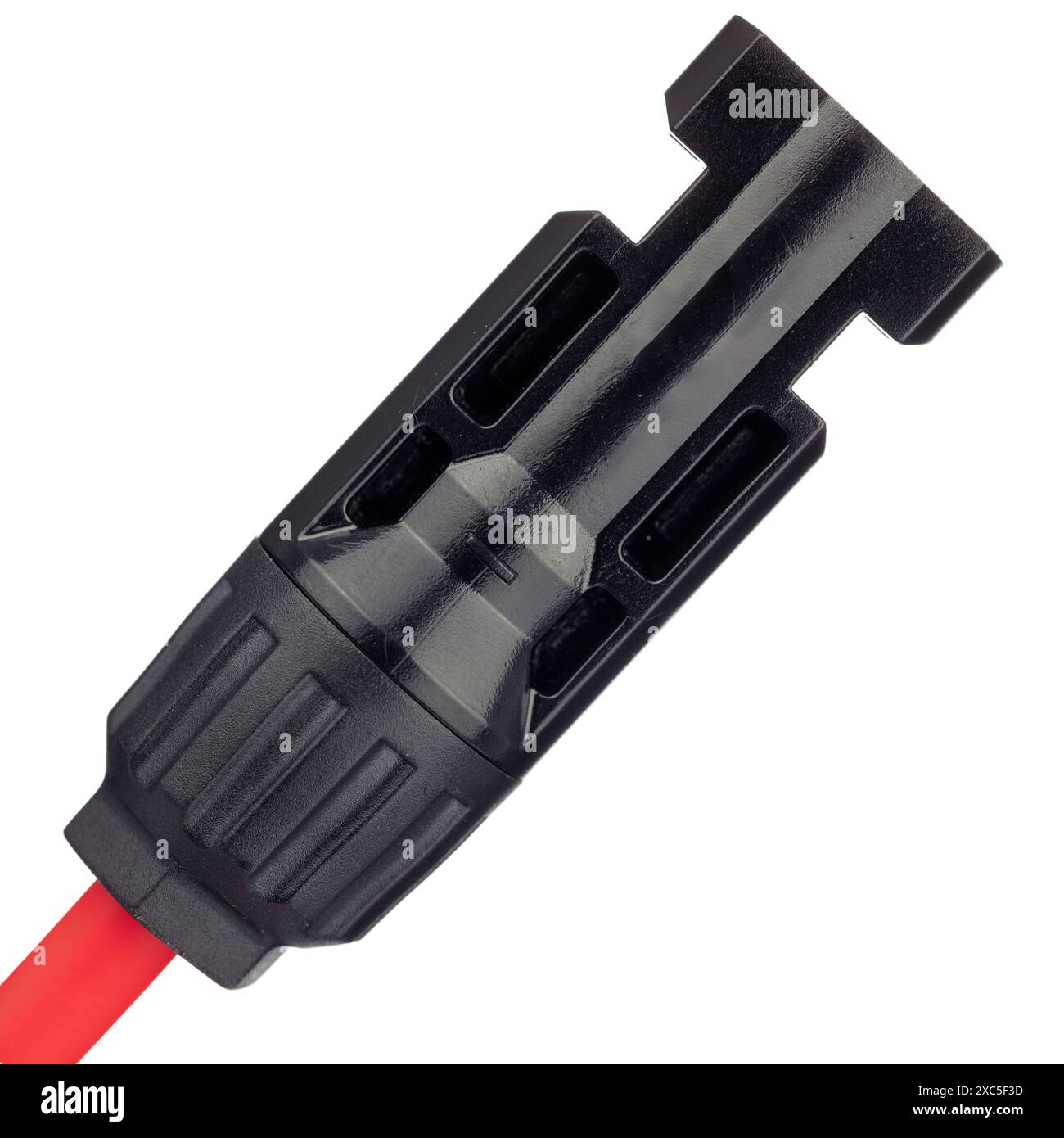 Detailed View of Black Connector Stock Photo - Alamy