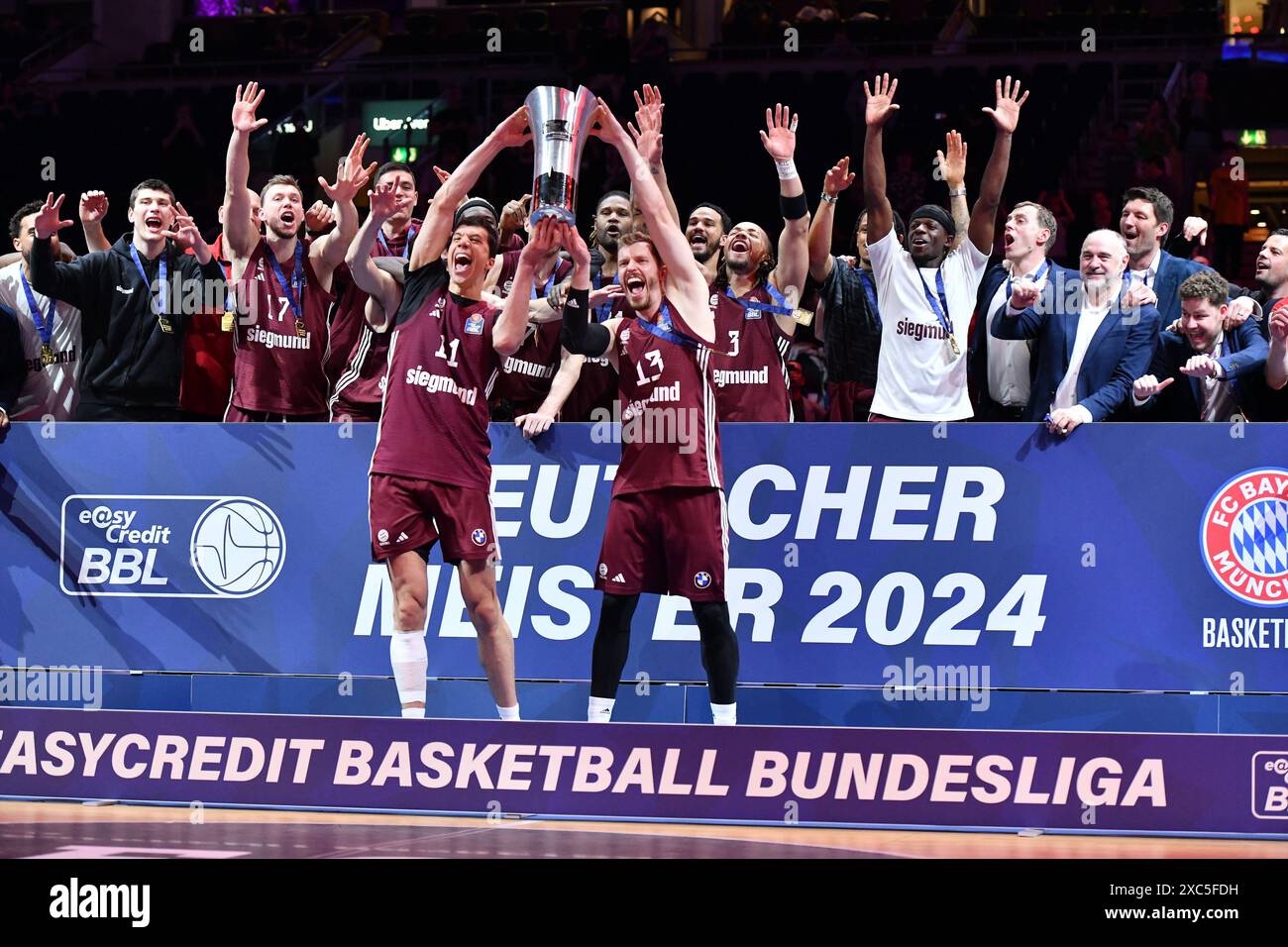 Das FC Bayern Muenchen team GER, Alba Berlin gegen FC Bayern Muenchen ...