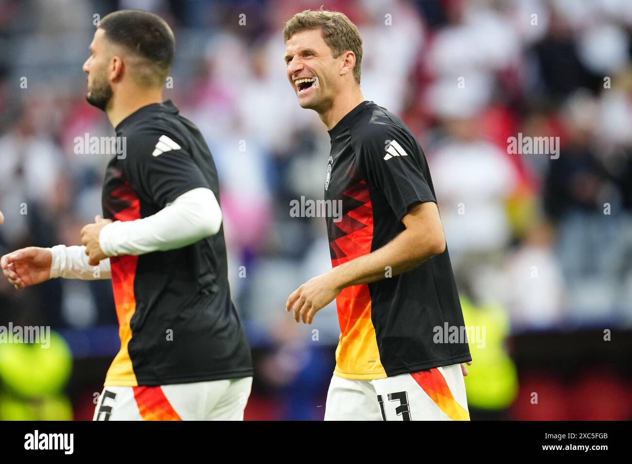 Munich, Germany. 14th June, 2024. Thomas Muller of Germany during the ...