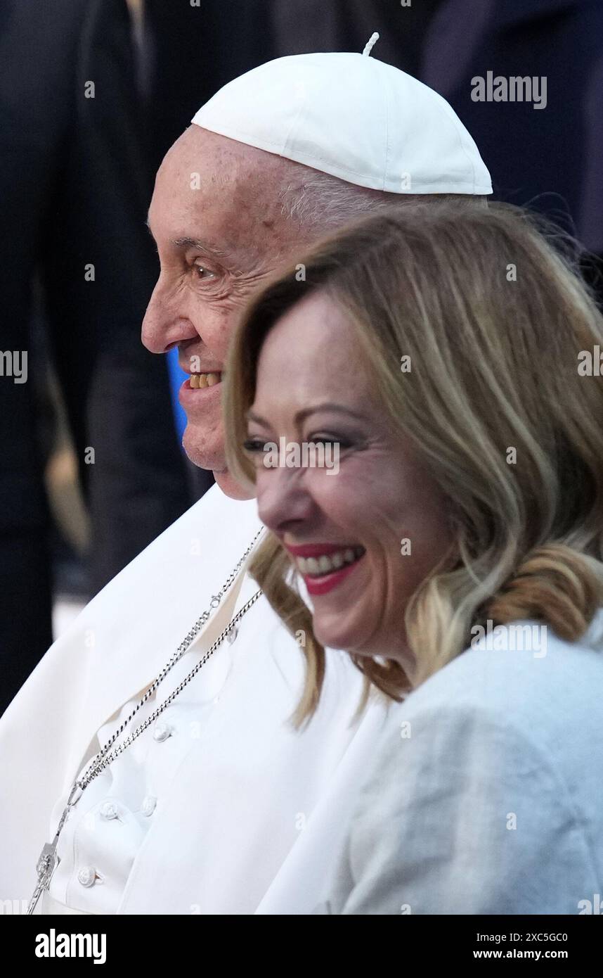 Pope Francis and Italy's Prime Minister Giorgia Meloni join attending ...