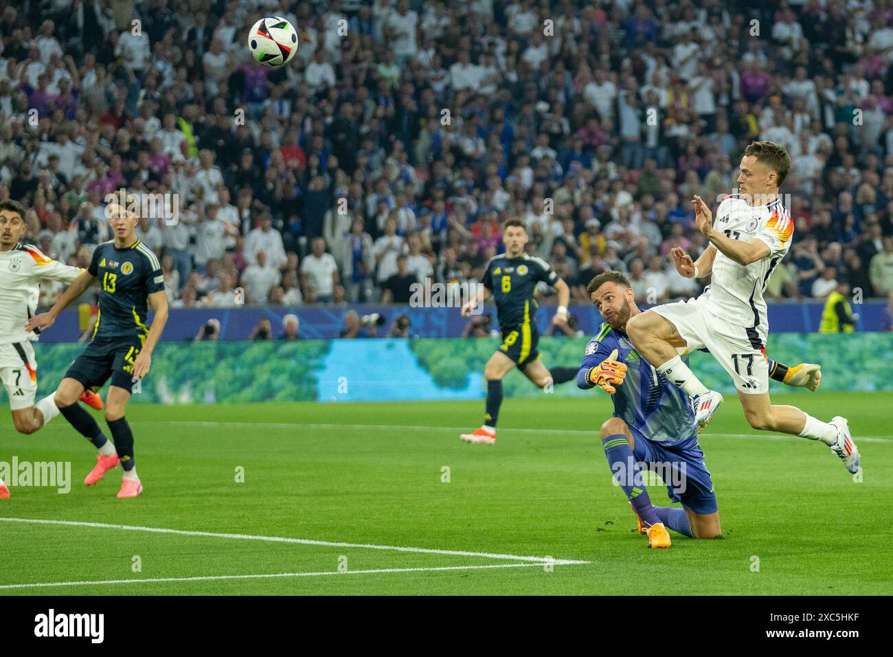Angus Gunn (Schottland #01) ,Florian Wirtz (Deutschland,#17), GER ...