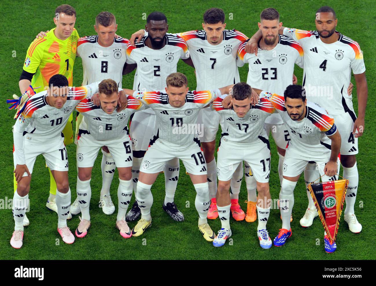 Munich, Germany. 14th June, 2024. Soccer, UEFA Euro 2024, European ...