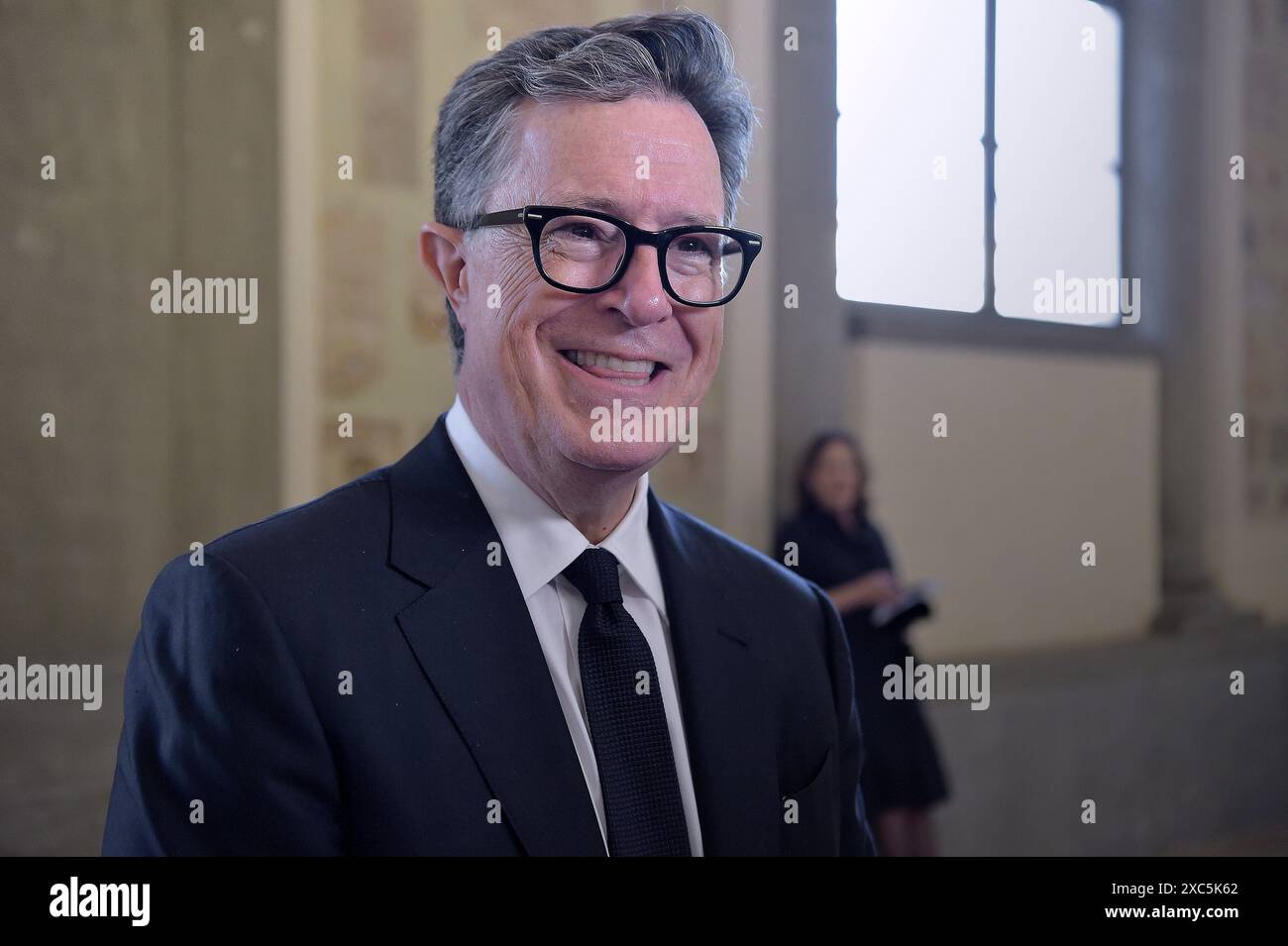 Vatican City, Vatican. 14th June, 2024. Stephen Colbert In the Lapidary ...