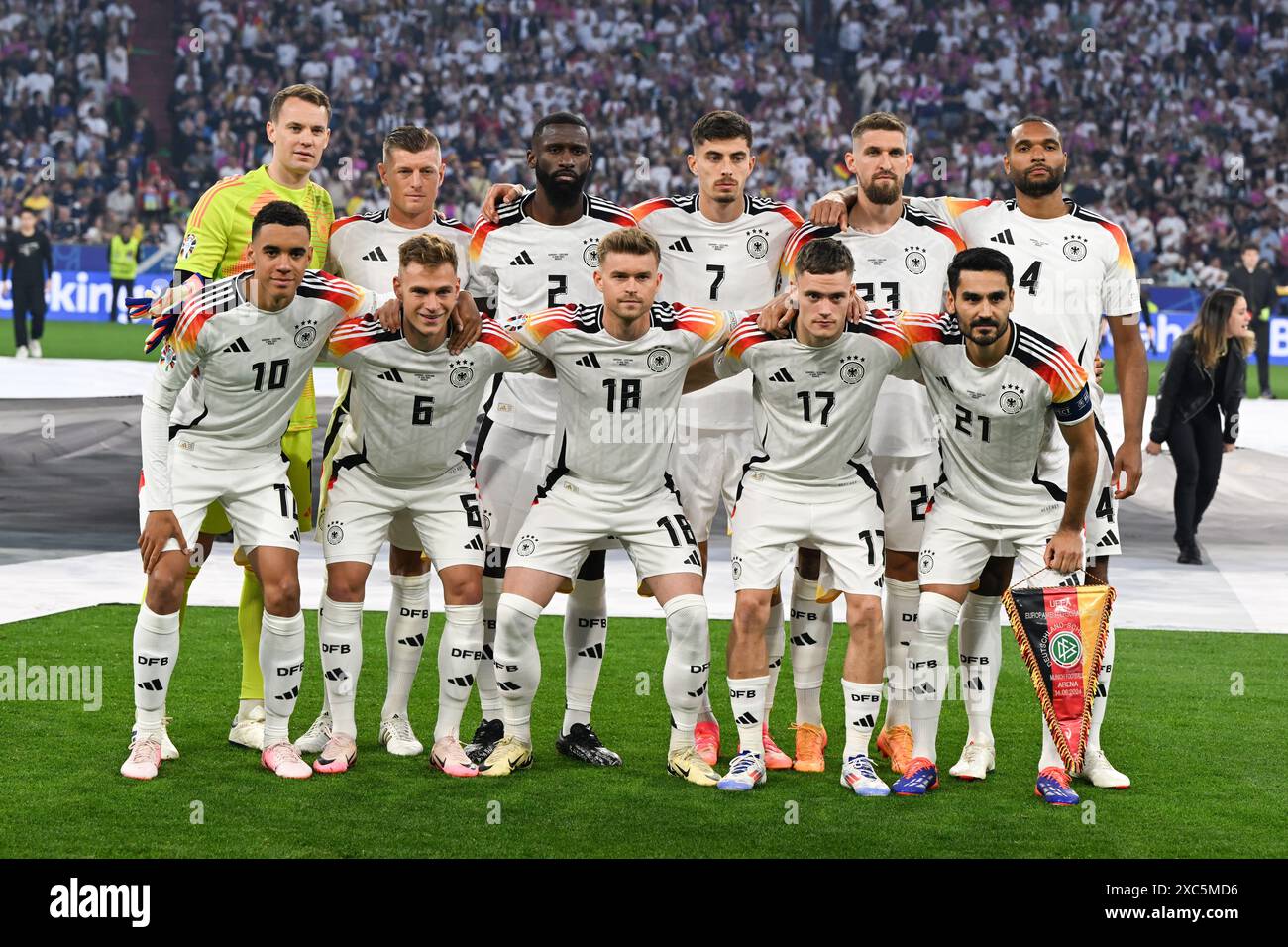 Munich, Germany. 14th June, 2024. Soccer, UEFA Euro 2024, European ...
