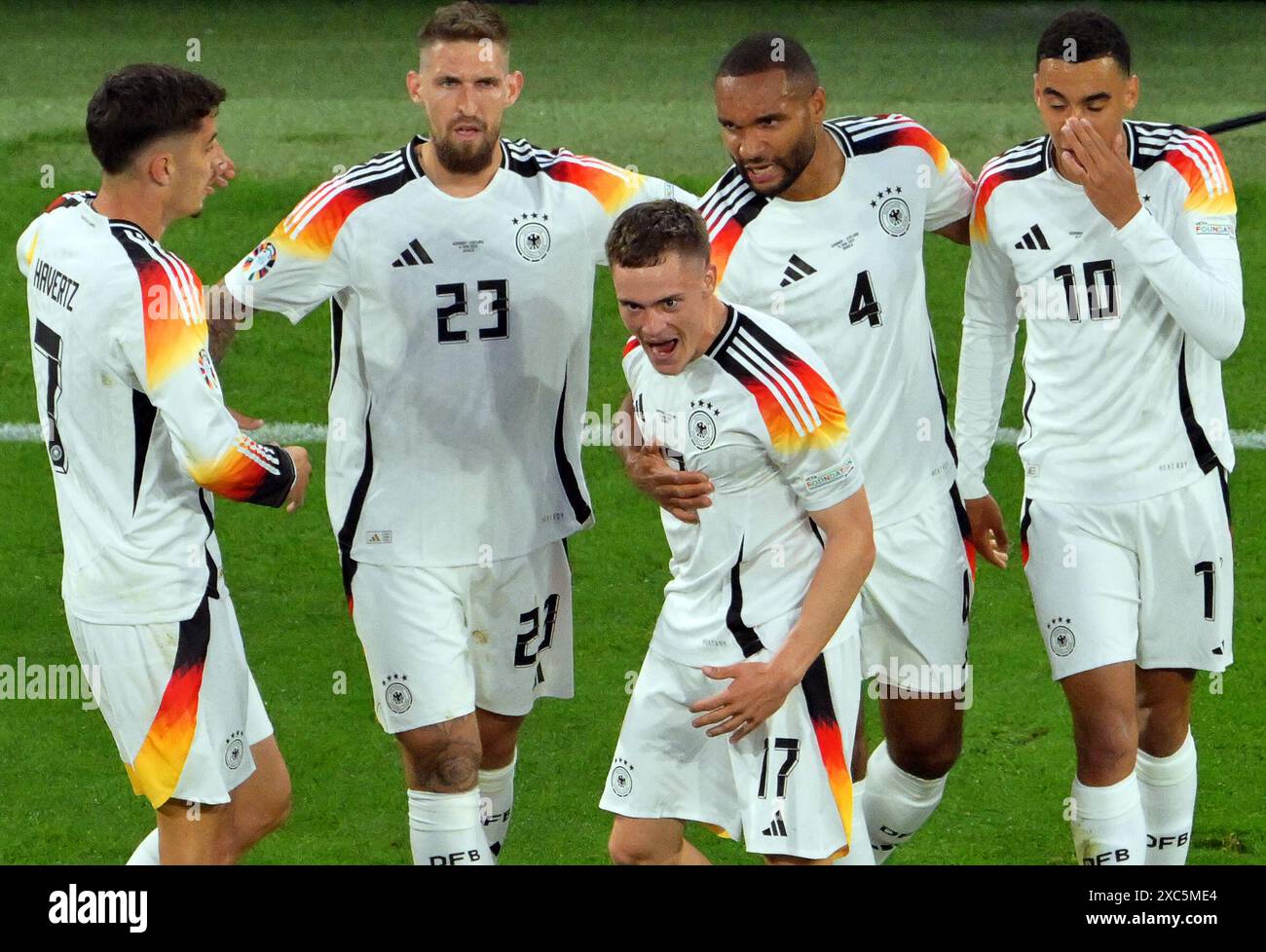 Munich, Germany. 14th June, 2024. Soccer, UEFA Euro 2024, European ...