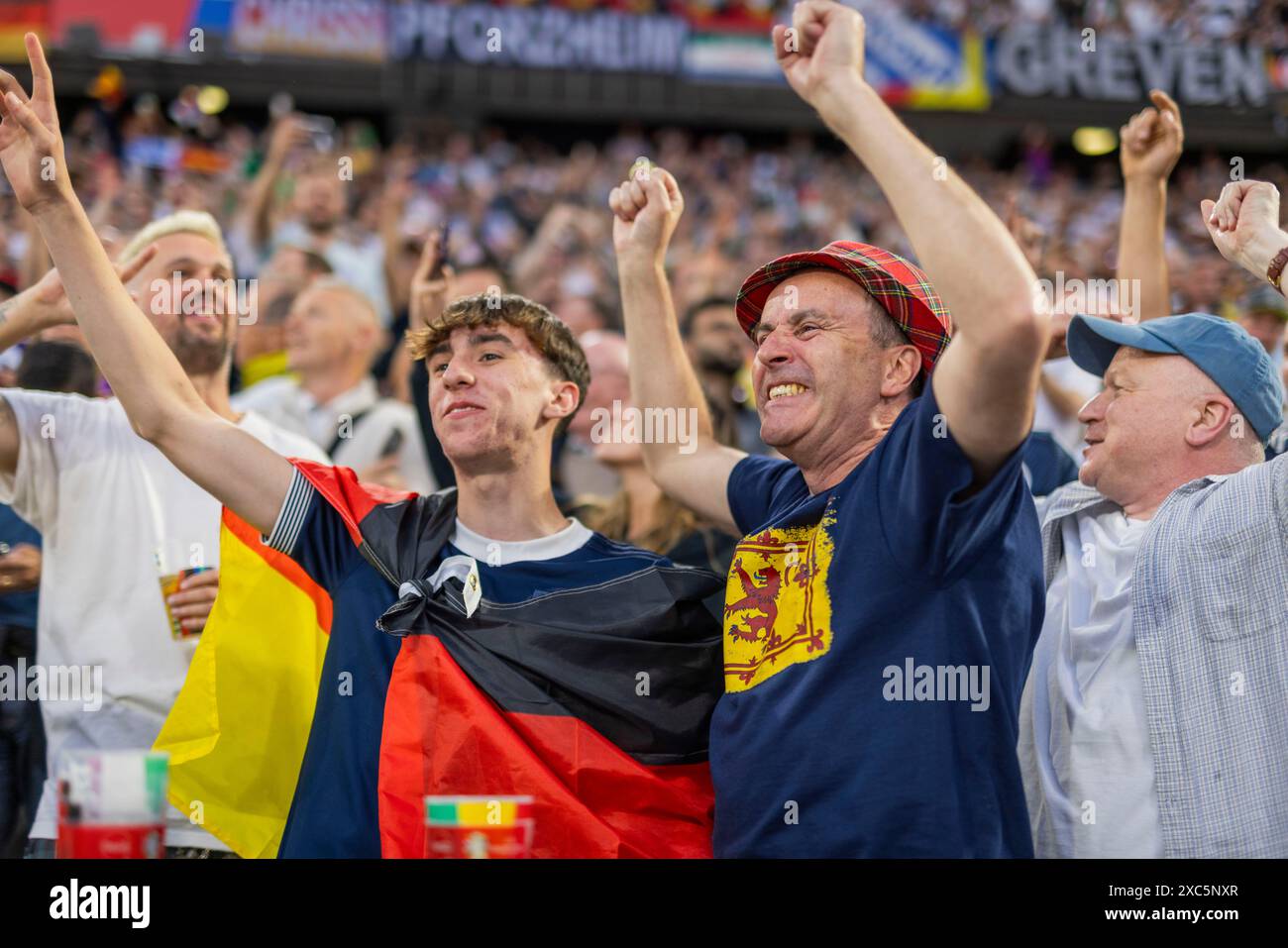 Munich, Germany. 14th Jun 2024. Scotland Fans Germany - Scotland ...