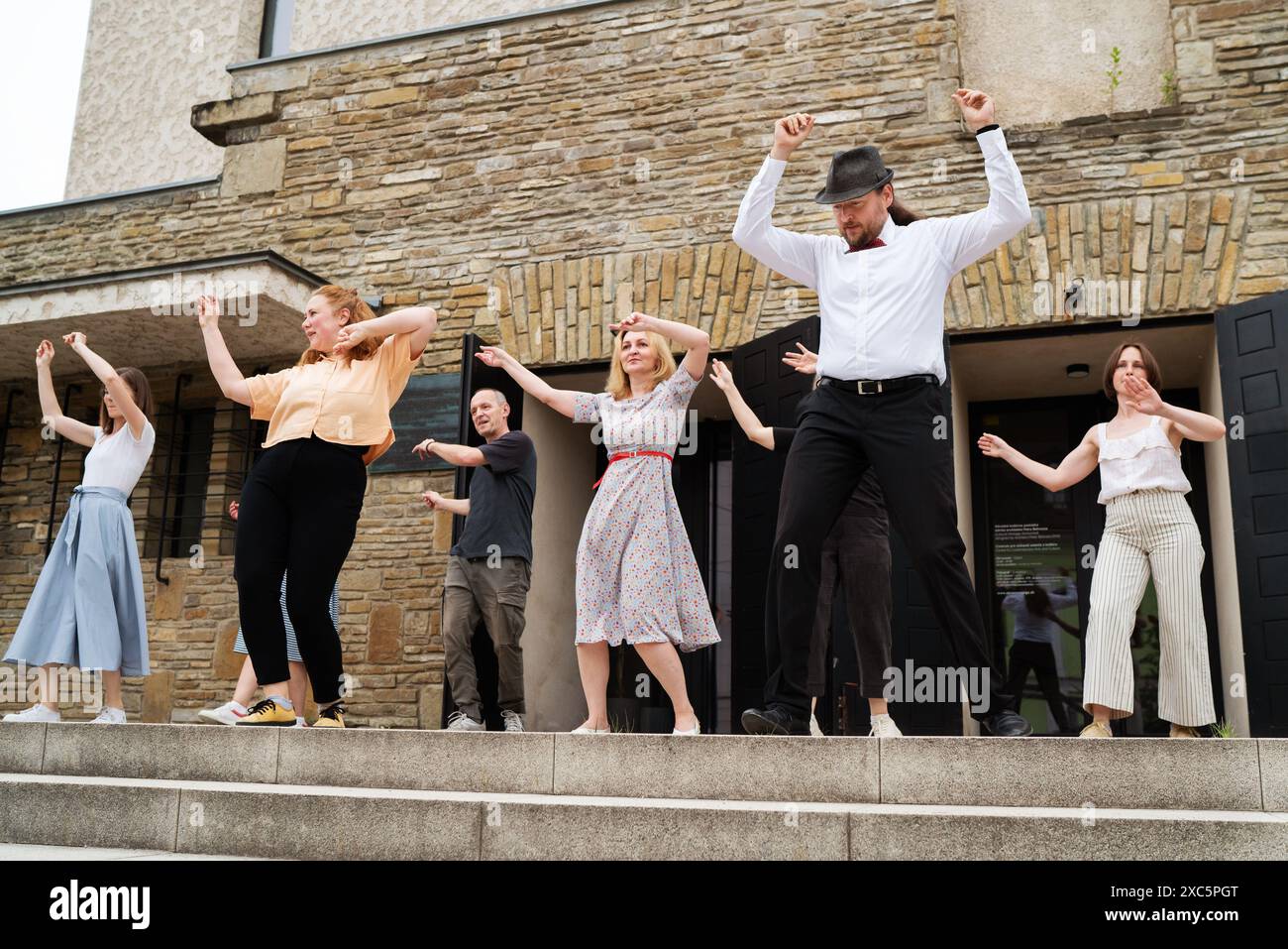 Active people diverse different ages hi-res stock photography and ...