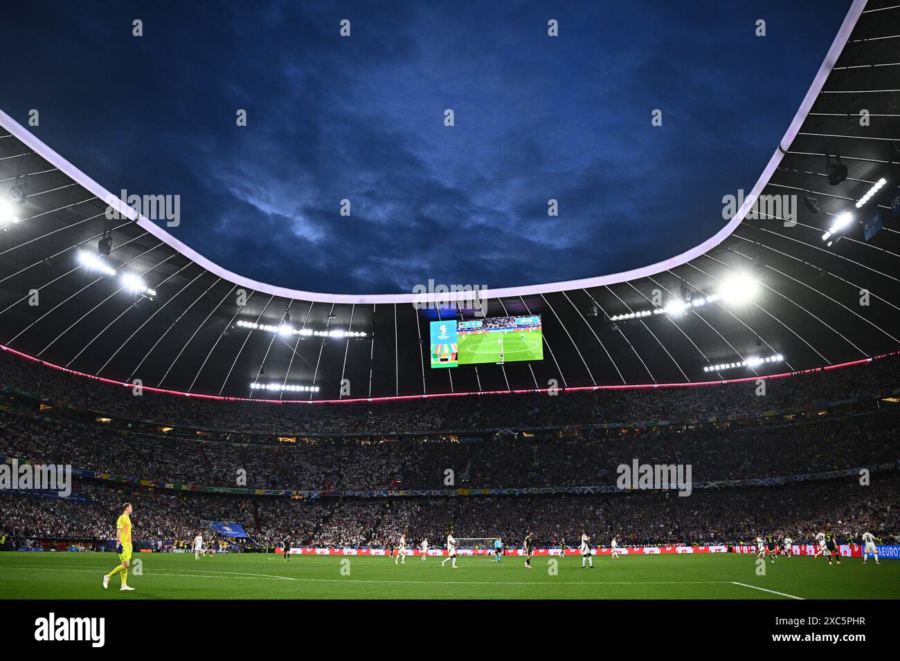Munich, Germany. 14th June, 2024. Soccer: UEFA Euro 2024, European ...