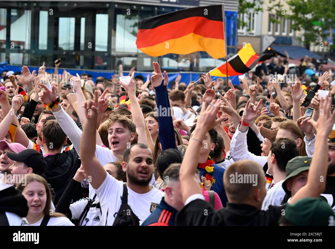 Cologne, Germany. 14th June, 2024. Football, UEFA Euro 2024 Germany ...