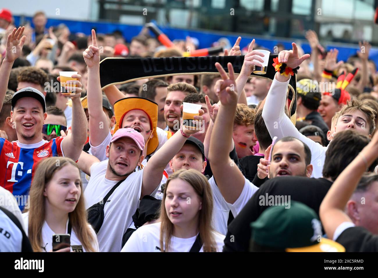 Cologne, Germany. 14th June, 2024. Football, UEFA Euro 2024 Germany ...
