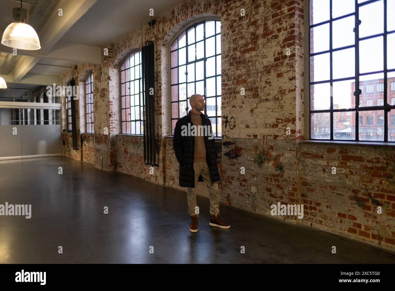 young man 35-year-old out window, emotional distress and life ...