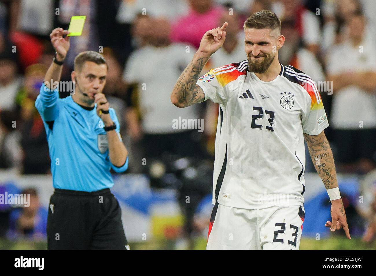 Munich, Germany. 14th June, 2024. Soccer, UEFA Euro 2024, European ...