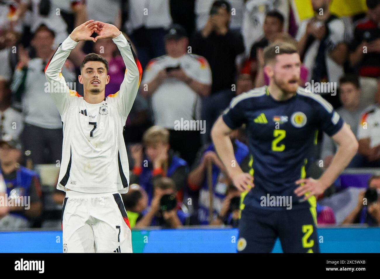 Munich, Germany. 14th June, 2024. Soccer, UEFA Euro 2024, European ...