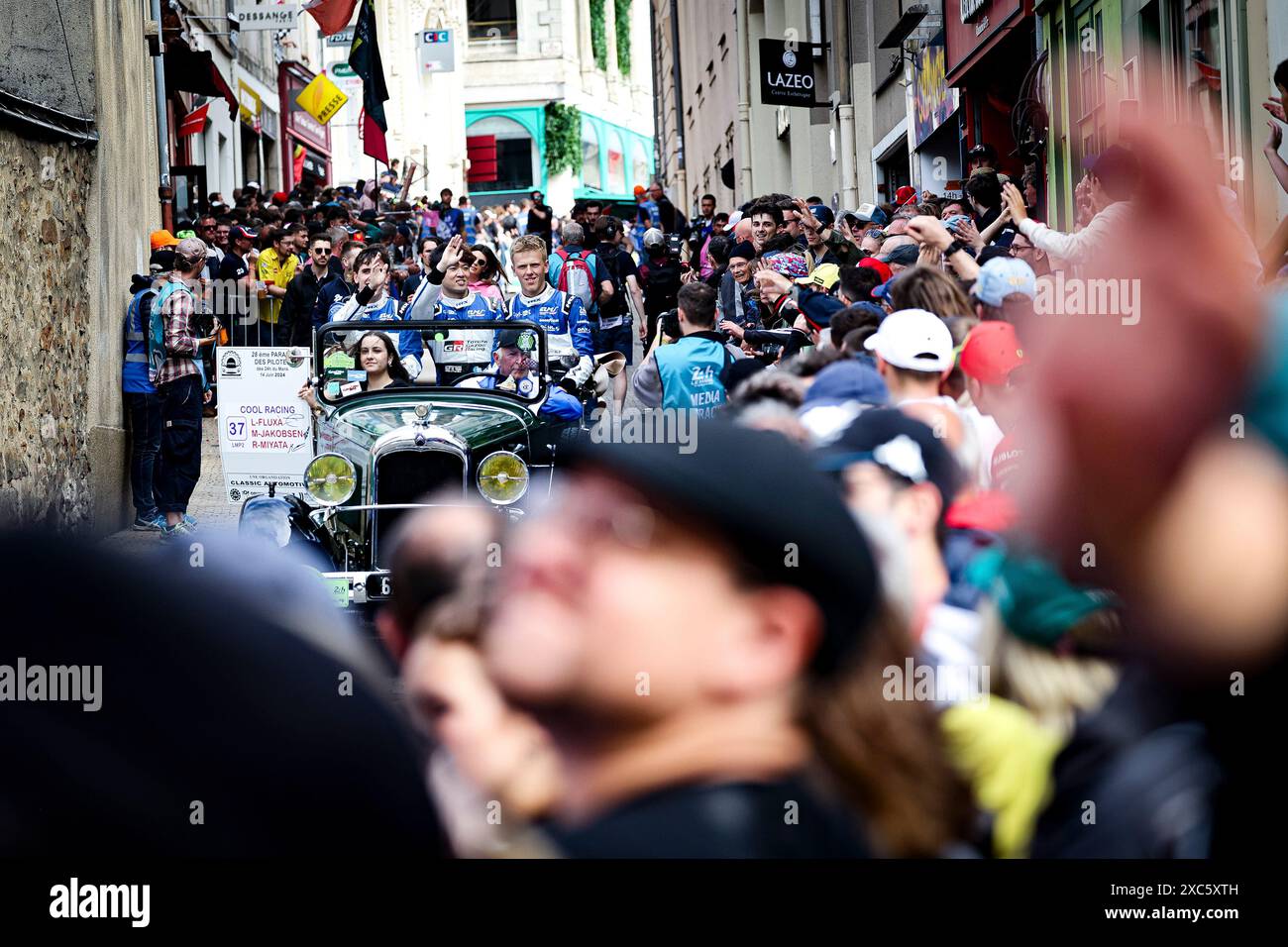 Le Mans, France. 14th June, 2024. 37 FLUXA Lorenzo (spa), JAKOBSEN ...