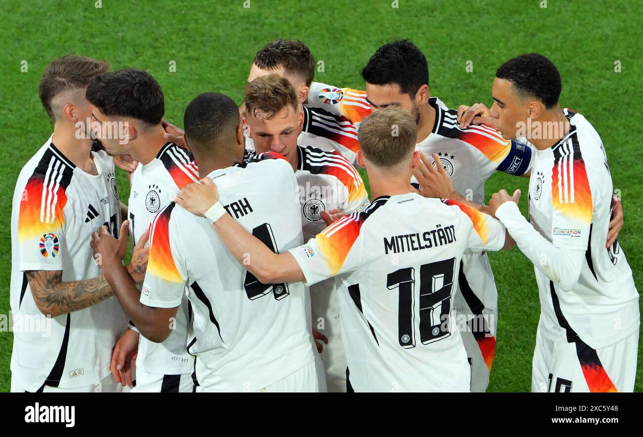 Munich, Germany. 14th June, 2024. Soccer, UEFA Euro 2024, European ...