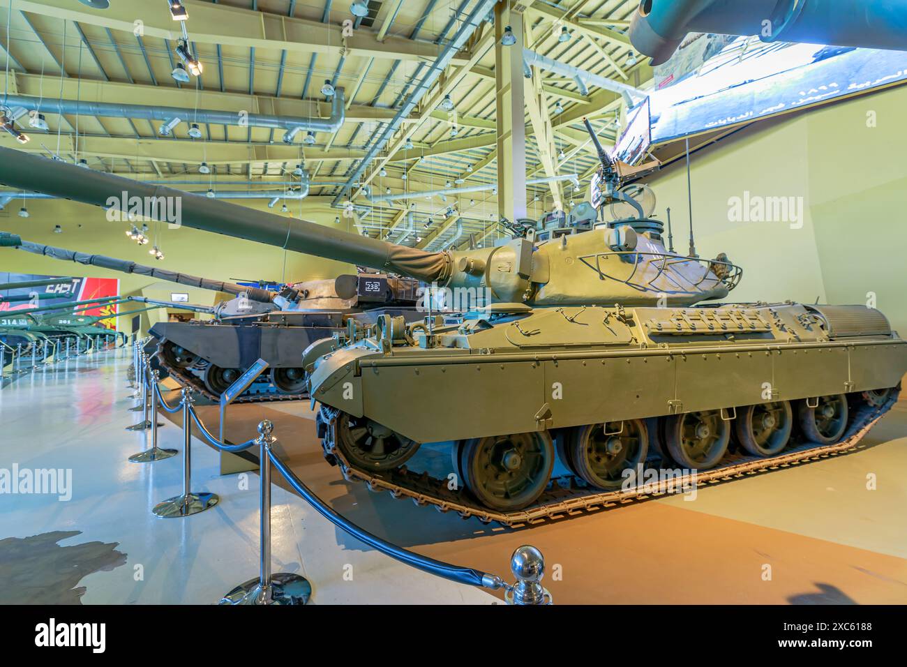 Royal Tank Museum, Amman, Jordan - May 4, 2024: AMX30 French battle ...