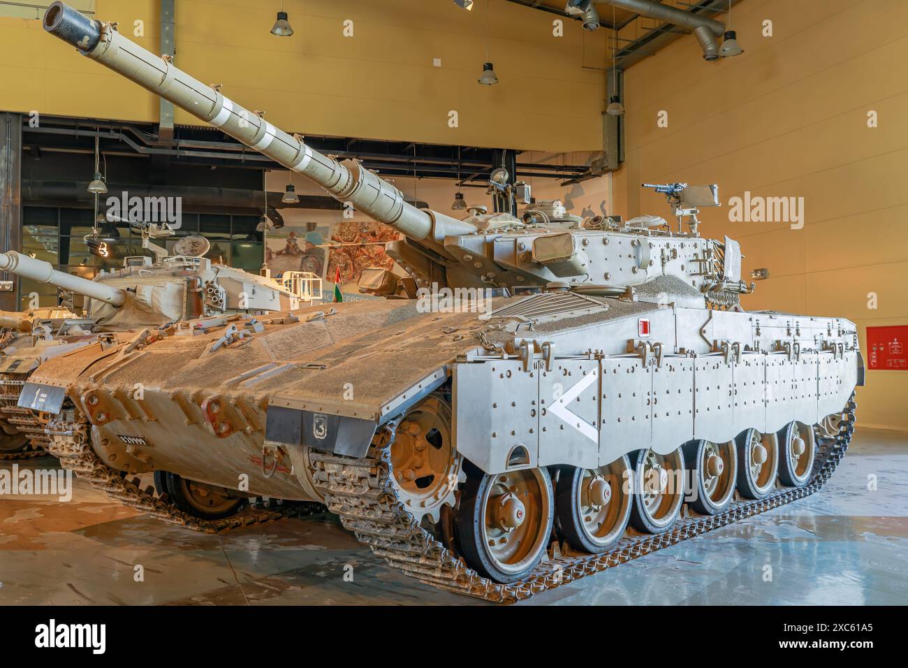 Royal Tank Museum, Amman, Jordan - May 4, 2024: Since 1980s, Israeli ...
