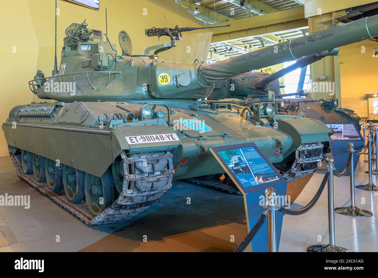 Royal Tank Museum, Amman, Jordan - May 4, 2024: AMX30 French battle ...