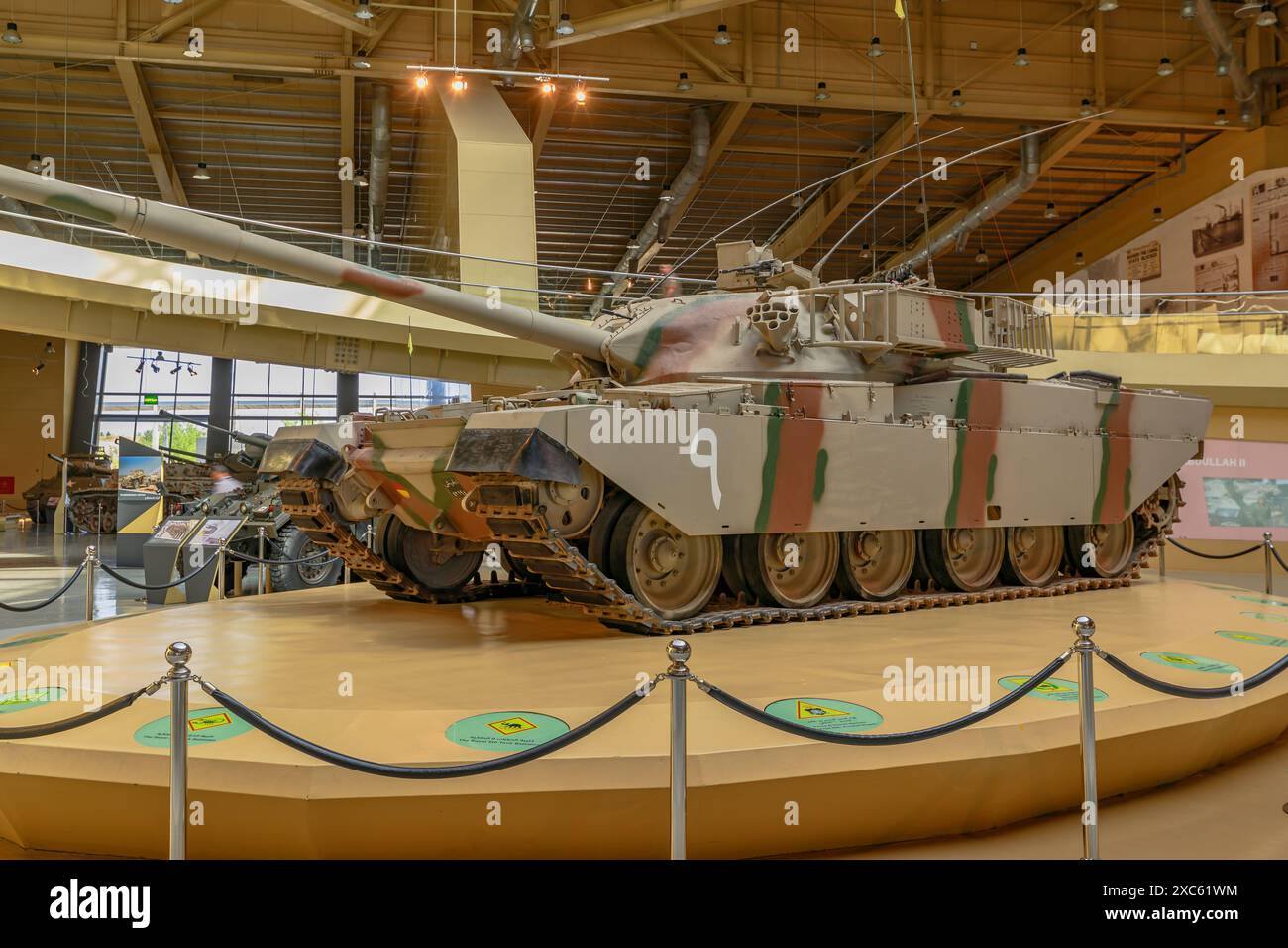 Royal Tank Museum, Amman, Jordan - May 4, 2024: The British Chieftain V ...