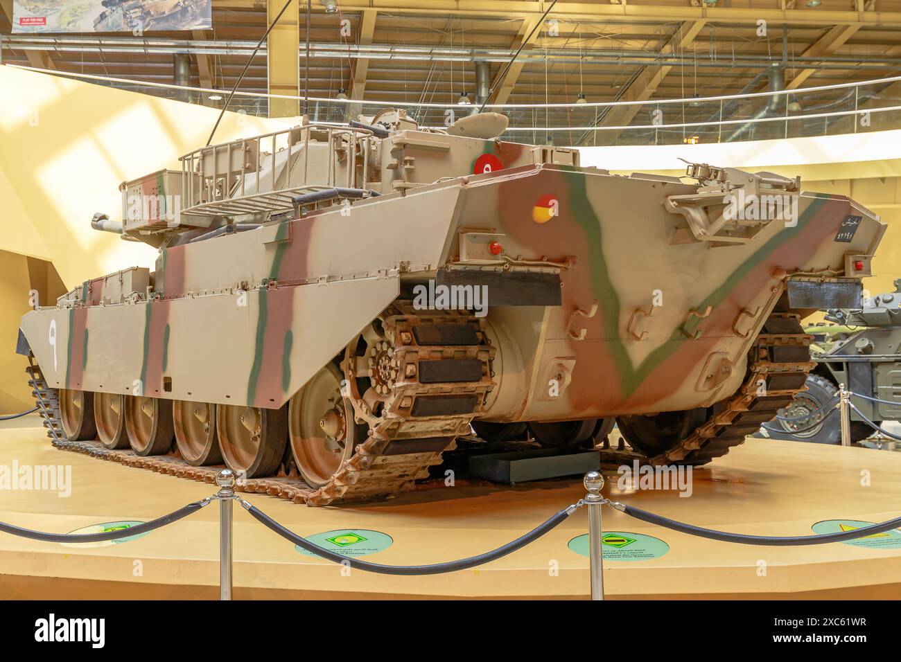 Royal Tank Museum, Amman, Jordan - May 4, 2024: At the prestigious ...