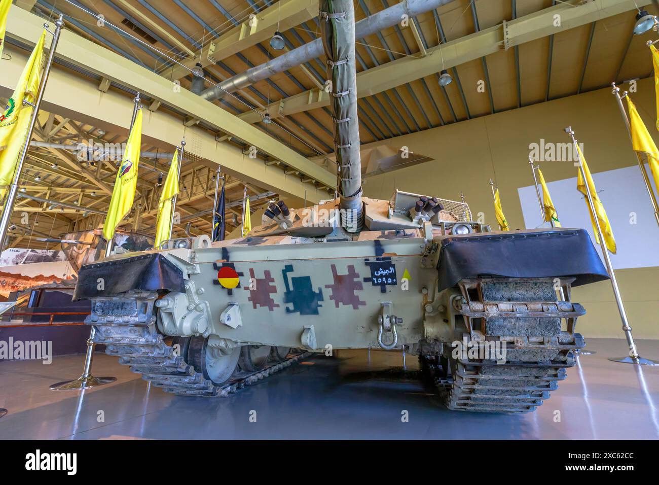 Royal Tank Museum, Amman, Jordan - May 4, 2024: Classic Challenger 1 ...