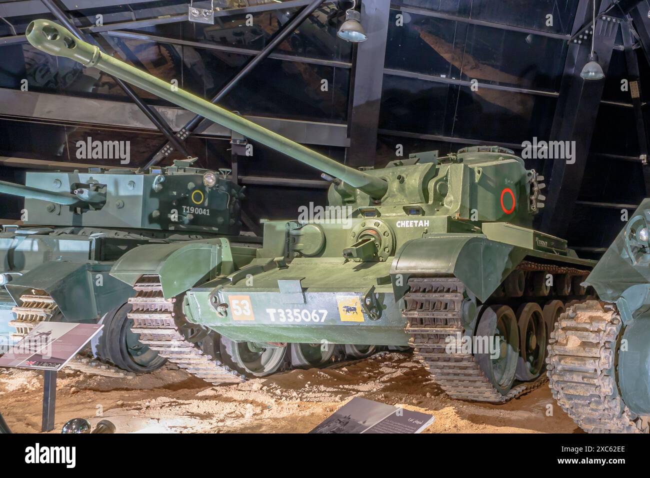 Royal Tank Museum, Amman, Jordan - May 4, 2024: An old comet British ...