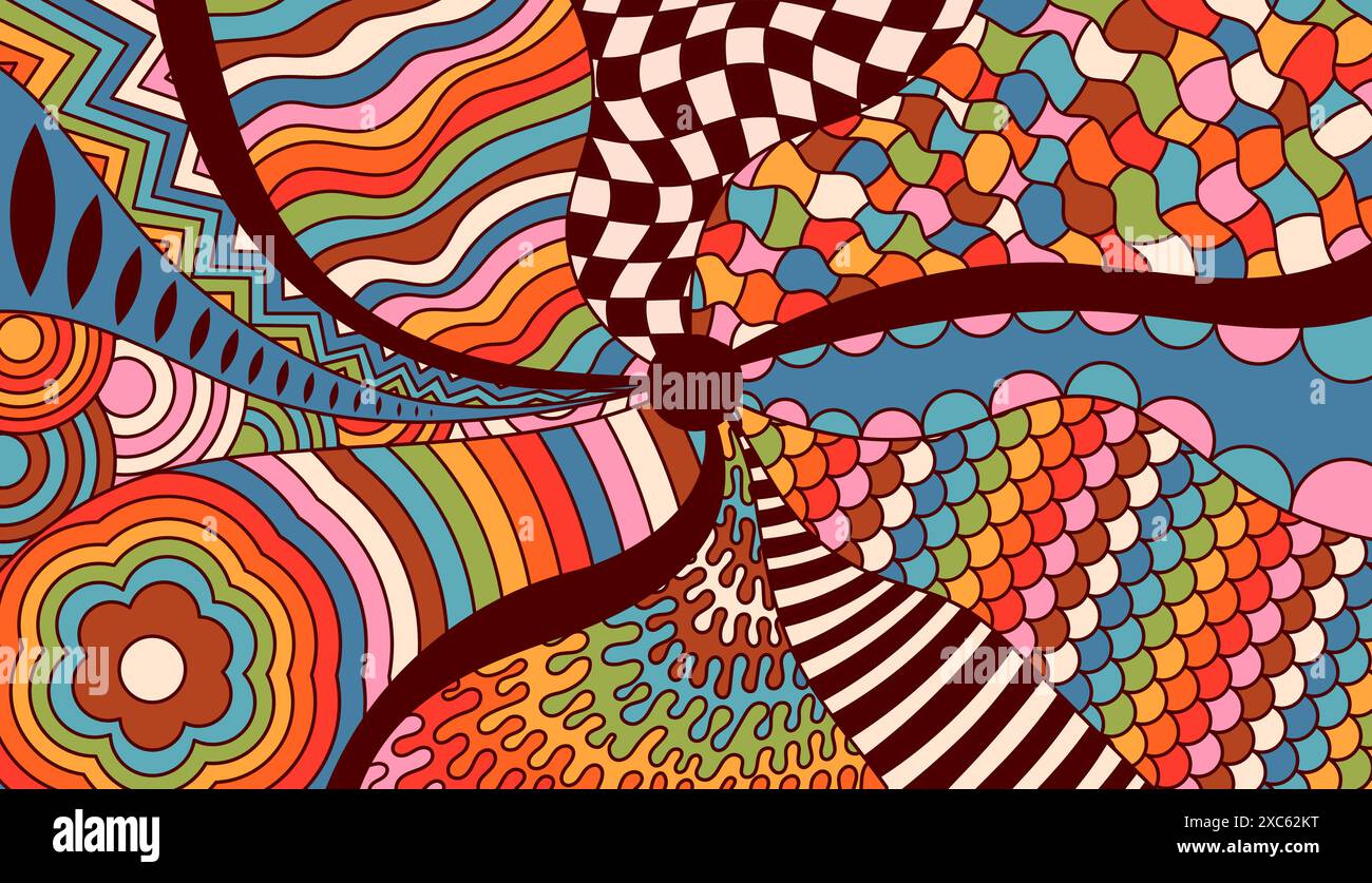 Groovy theme hi-res stock photography and images - Alamy