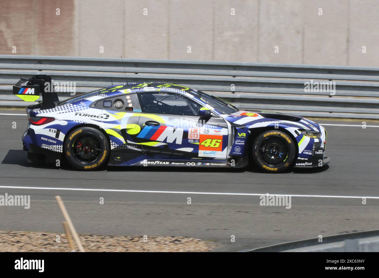 Le Mans June 2024 WRT BMW M4 Velentino Rossi Ahmad Al Harthy and Maxime ...